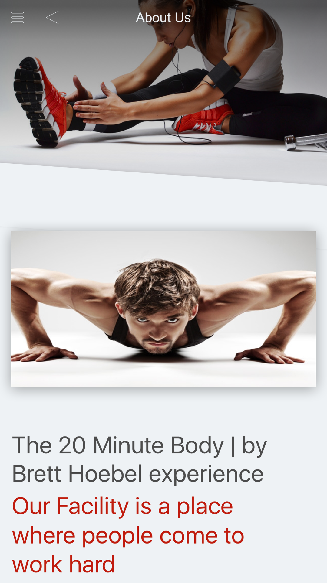 20 Minute Body by Brett Hoebel - App on Amazon Appstore