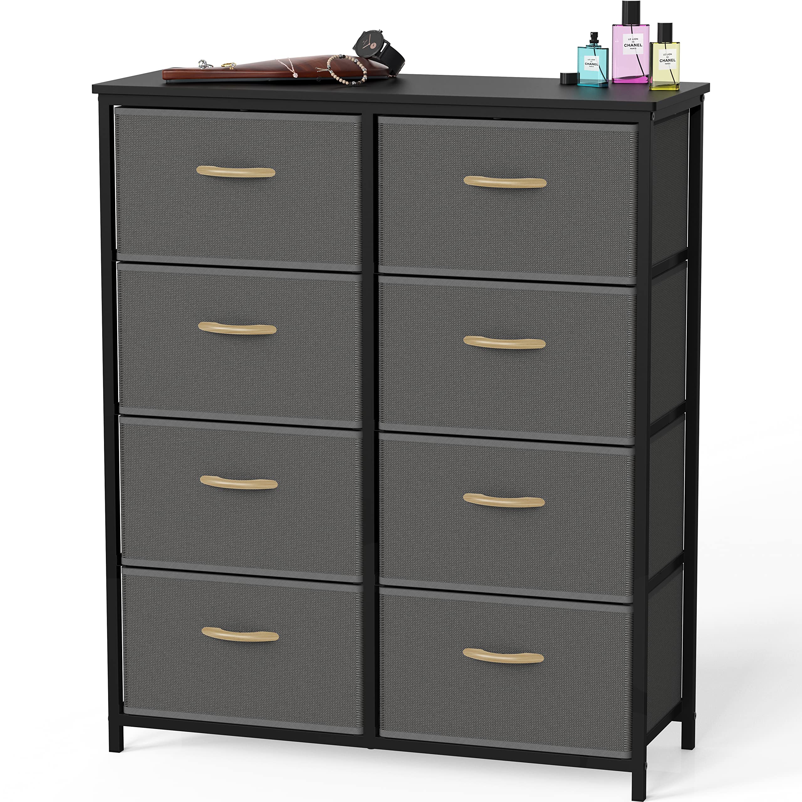 Amazon.com: Simple Houseware 8 Drawer Wide Dresser Tall Storage Tower ...