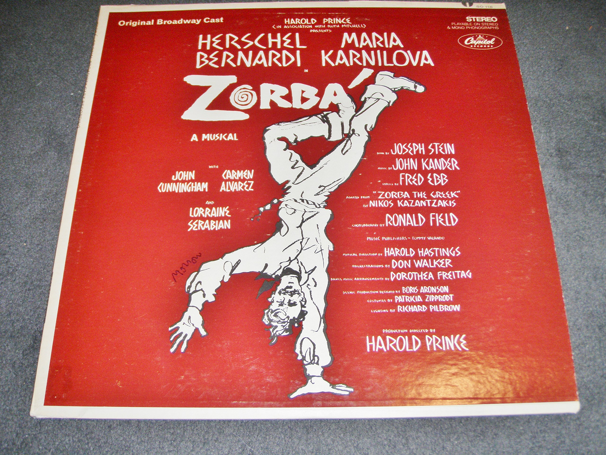 Zorba: A Musical - Original Broadway Cast - Amazon.com Music