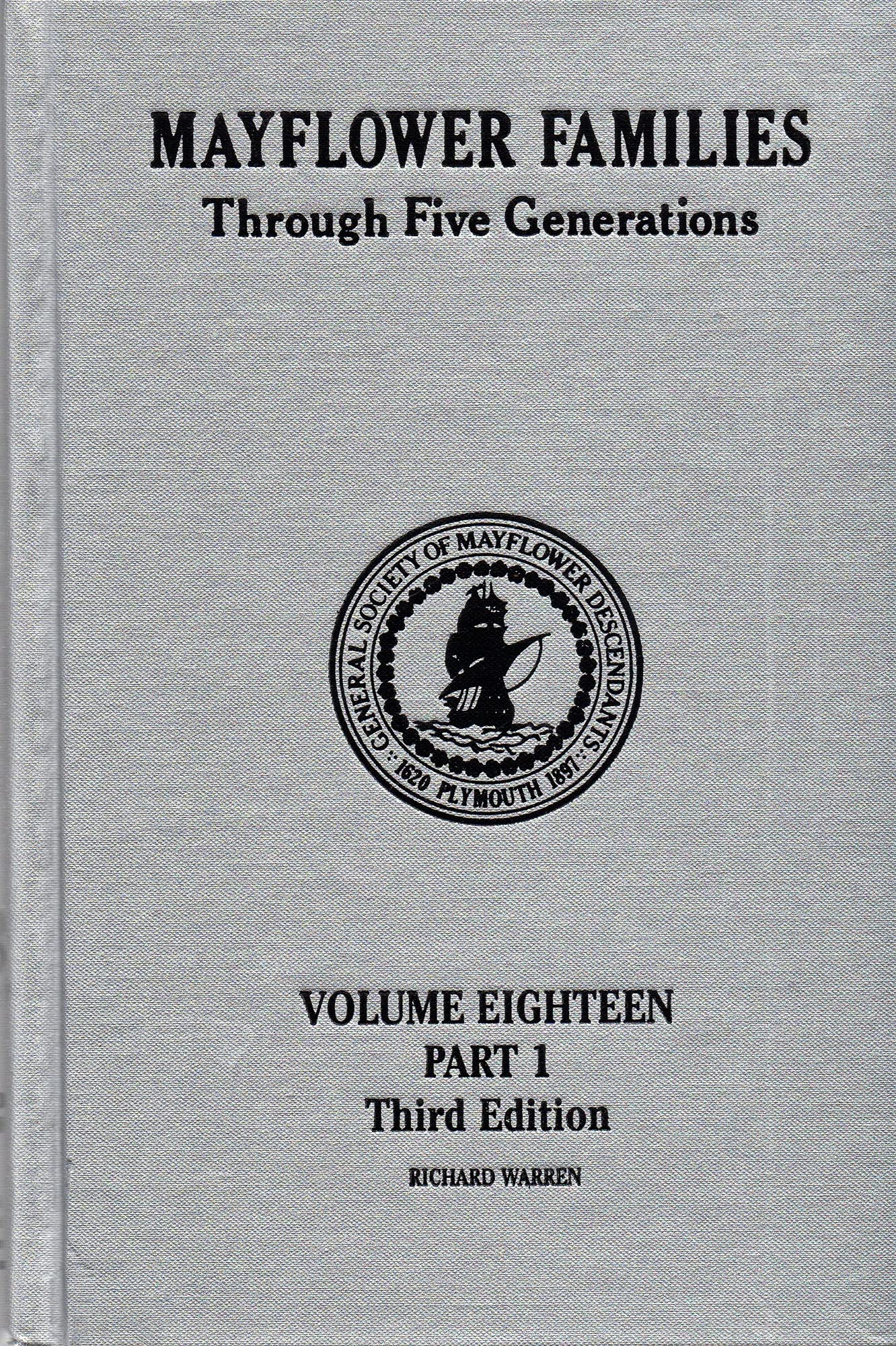 Mayflower Families Through Five Generations: Descendants of the ...
