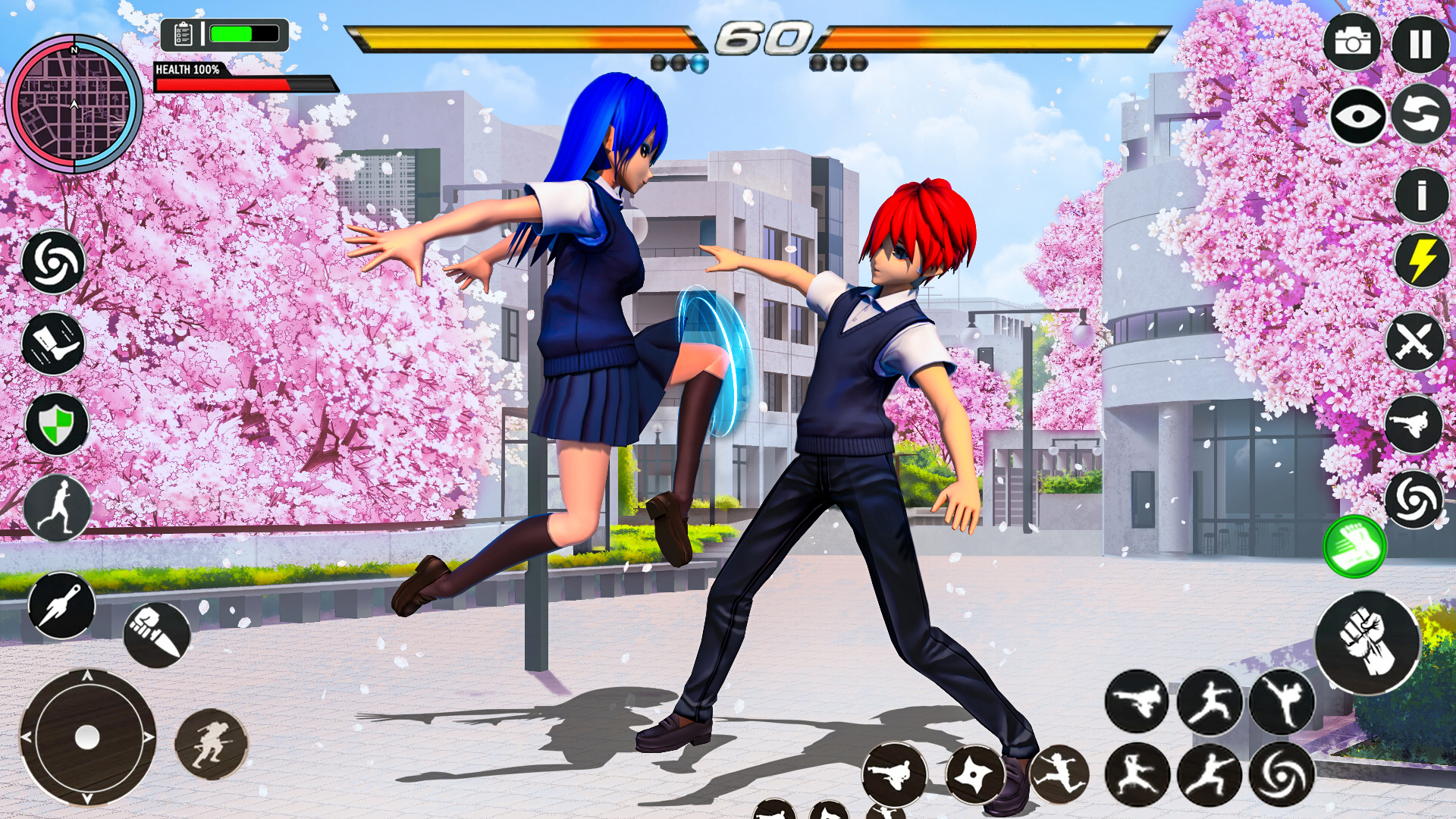 Anime Girl Fighting Games Offline Anime School Girl Anime Fighting 3d ...