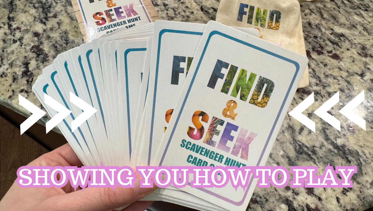 Watch Showing how you play the scavenger hunt card game on Amazon Live