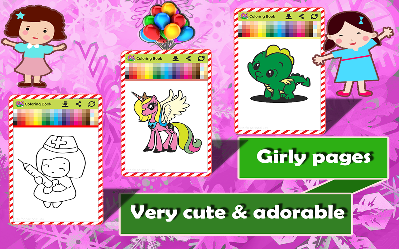 Starfall Girls Coloring Book - App on the Amazon Appstore