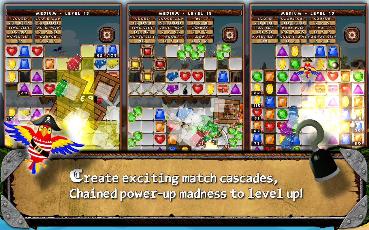 Pirate Drops - Match three puzzle - App on Amazon Appstore