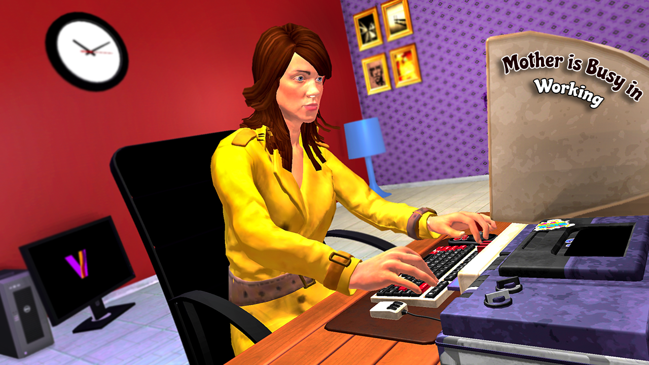 Busy Virtual Mom : Happy Family Simulator Game 3D-Amazonアプリストアのアプリ