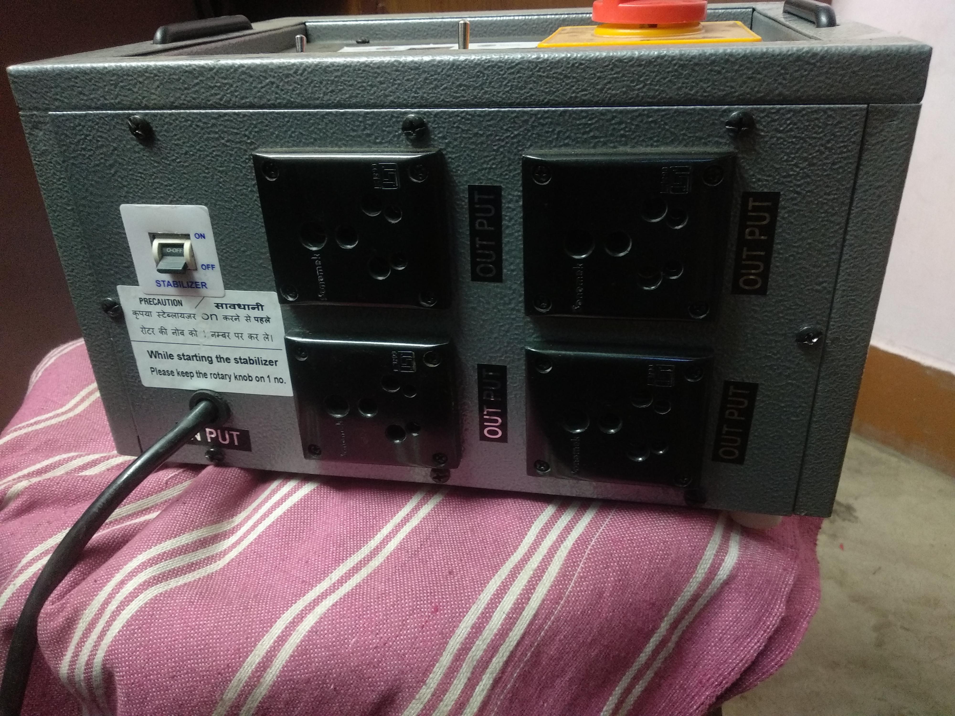 DACHI 5 KVA Voltage STABILIZER Specially for DJ/PA Systems from Input ...