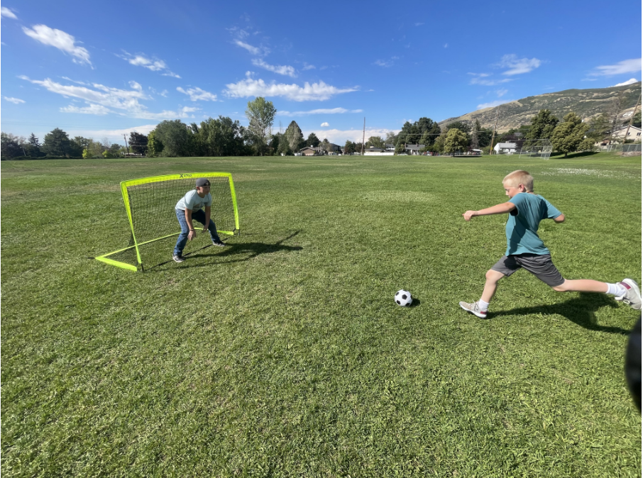 Watch 6x4 ft Kids Soccer Goals for Backyard Set of 2 on Amazon Live