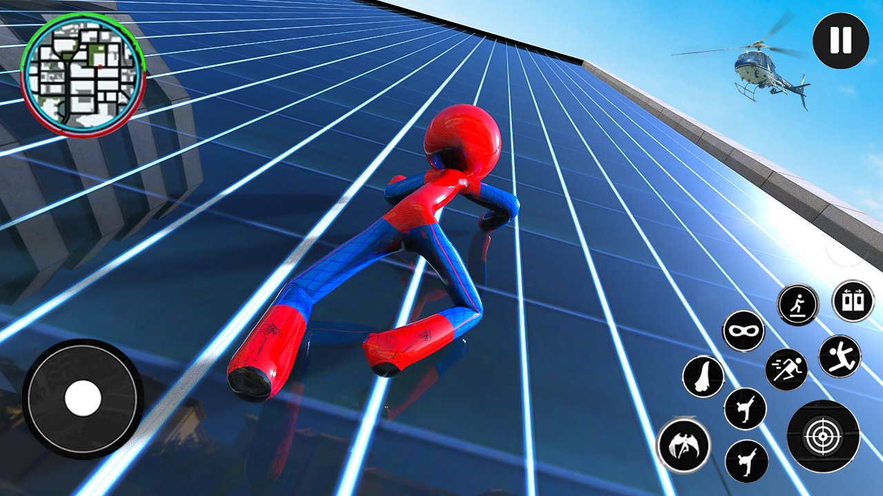 Stickman War Hero City Flying Rope Spider Game - App on Amazon Appstore