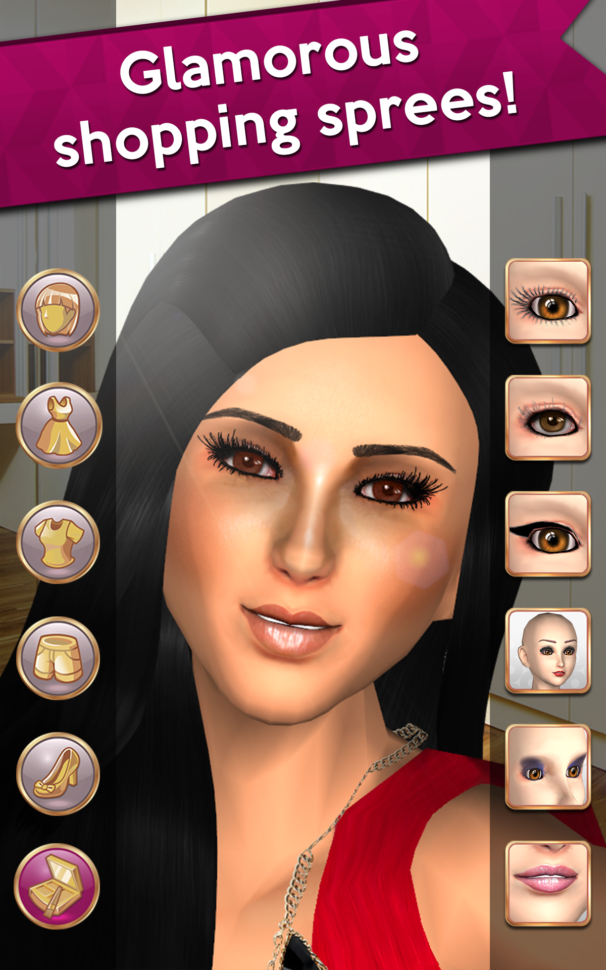 Aplicación Glamour Me Girl - The Free 3D Celebrity Stars Fashion Game ...