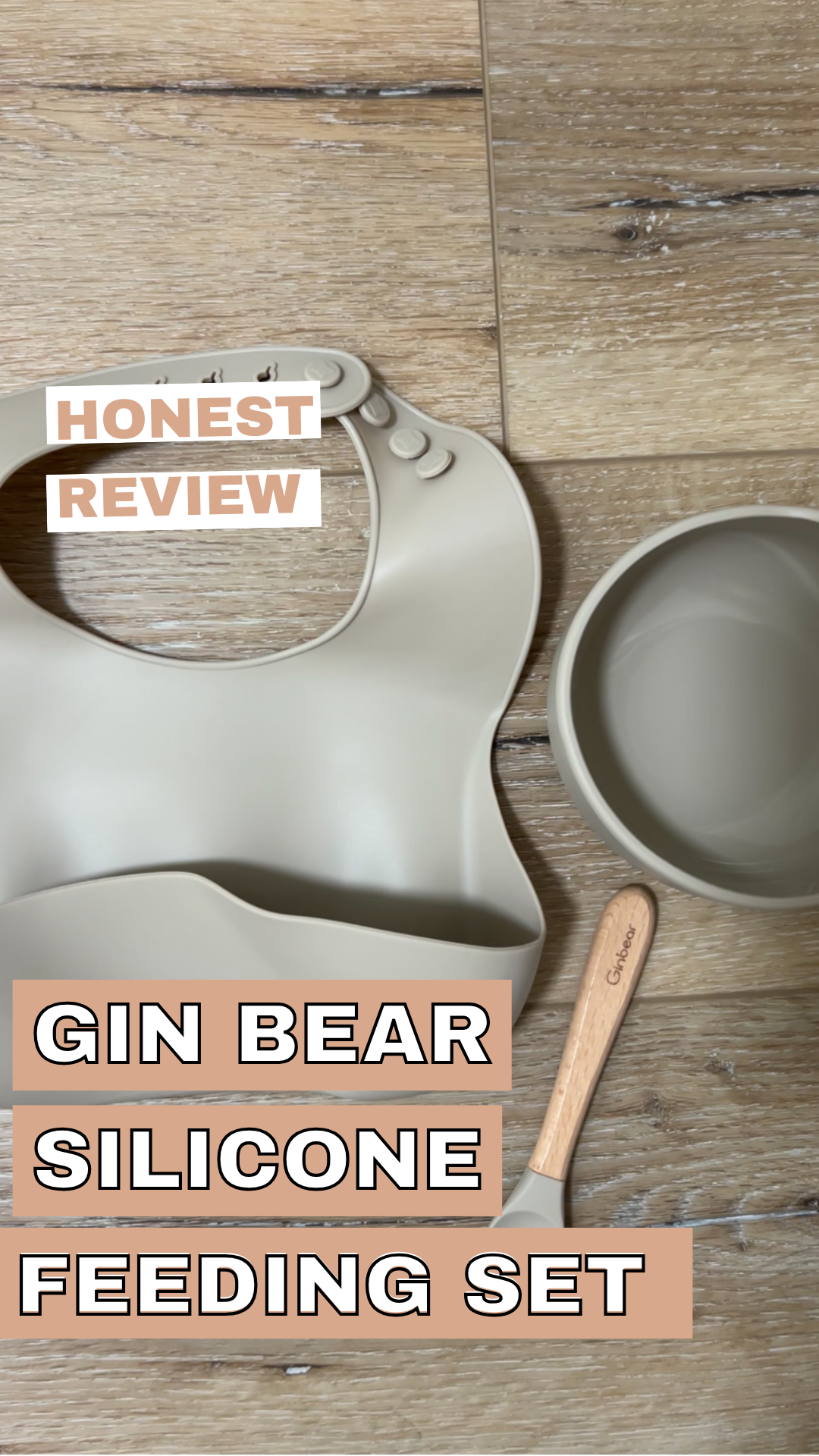 Watch Quick Honest Review Of GinBear Silicone Feeding Set on Amazon Live