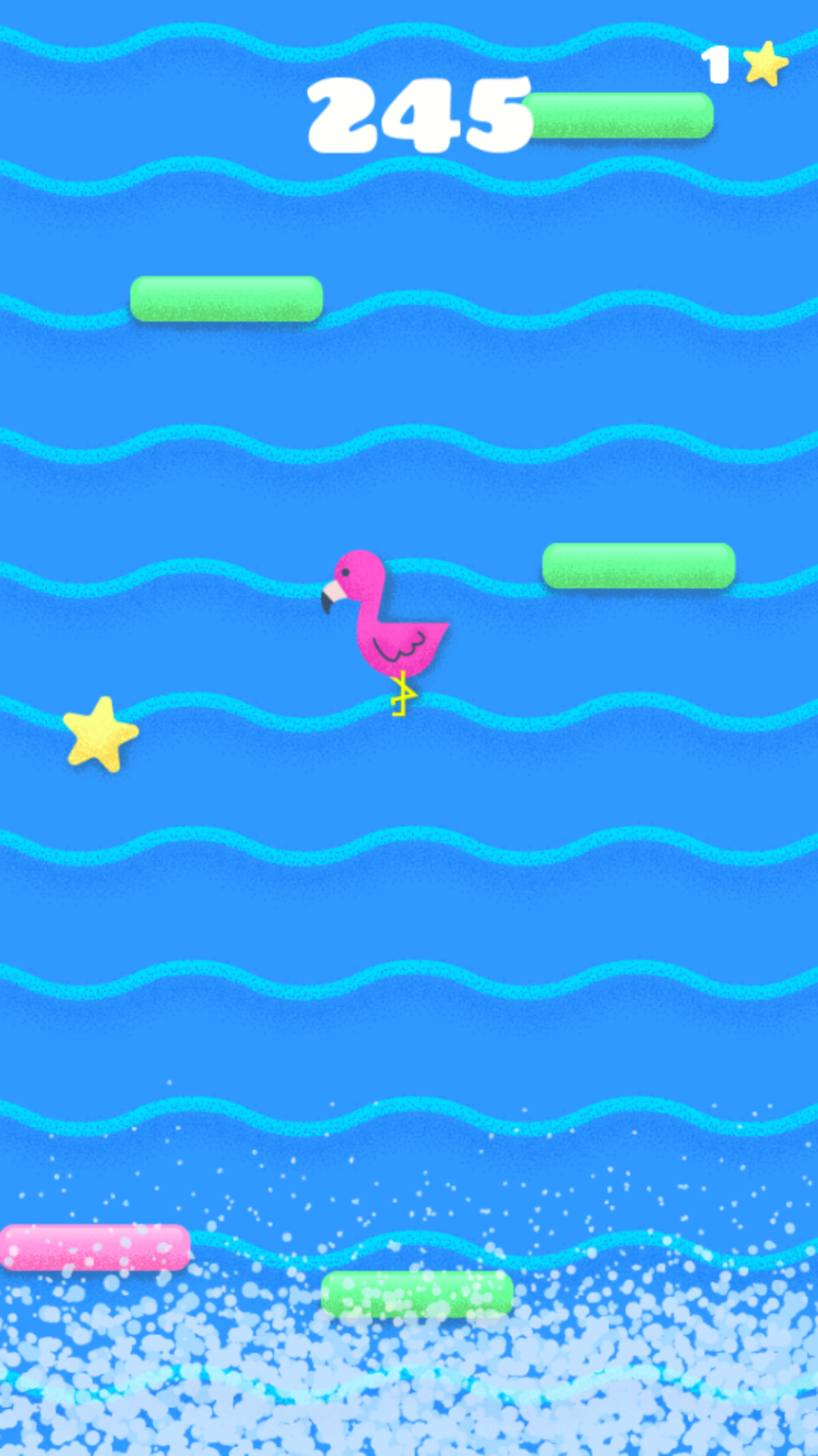 Jumping Flamingo: Catch the Stars - popular super simple fun games for ...