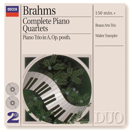 Play Brahms: Complete Piano Quartets by Beaux Arts Trio & Walter ...