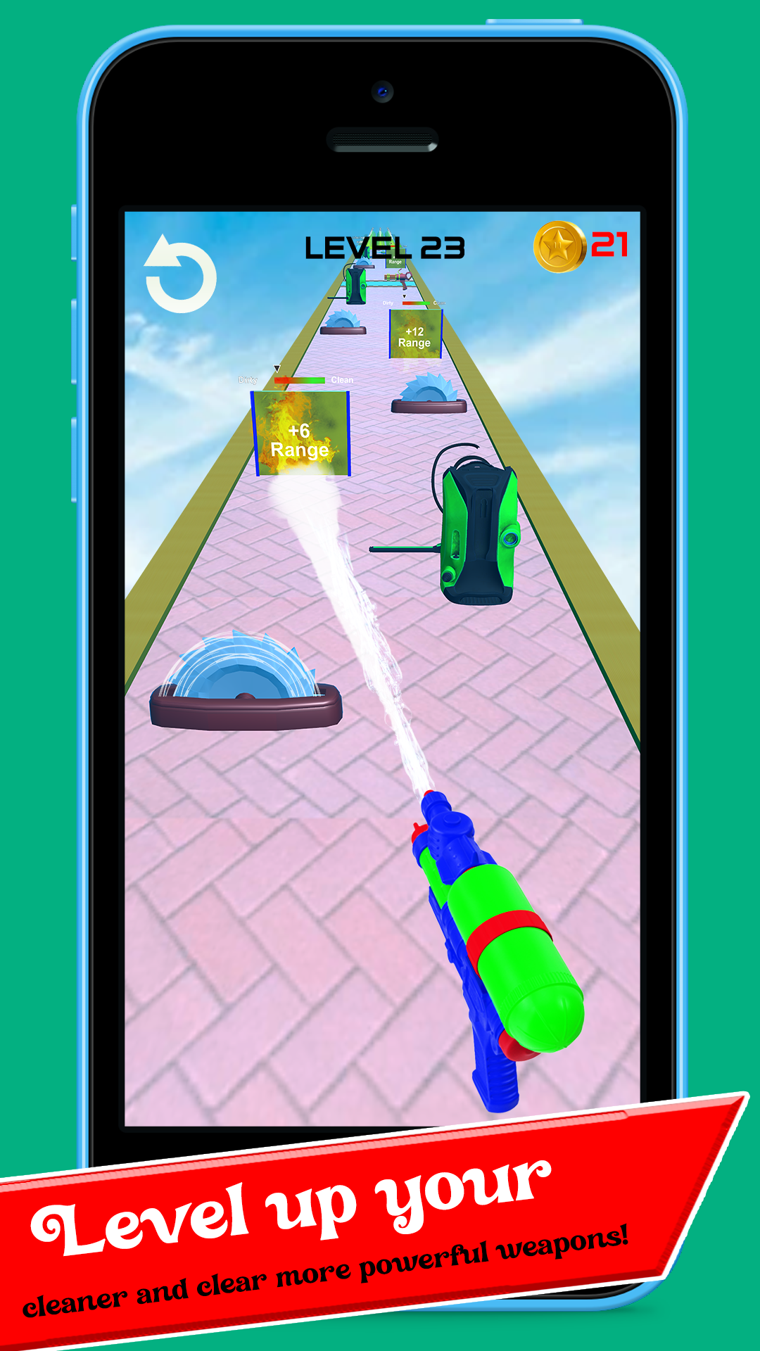 Pressure Washer Cleaning Rush Game 3D - Modern Powerful Washing Machine ...