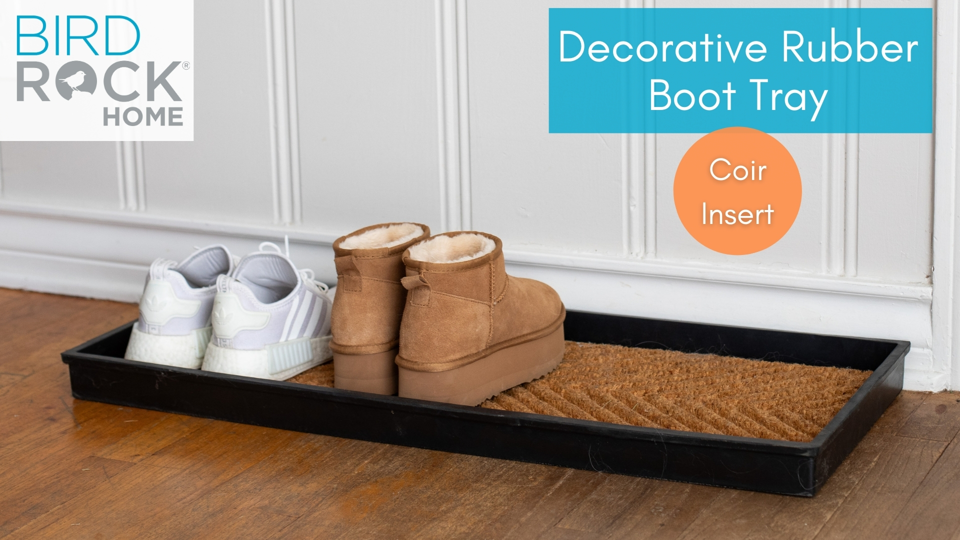 Embossed Metal Boot Tray