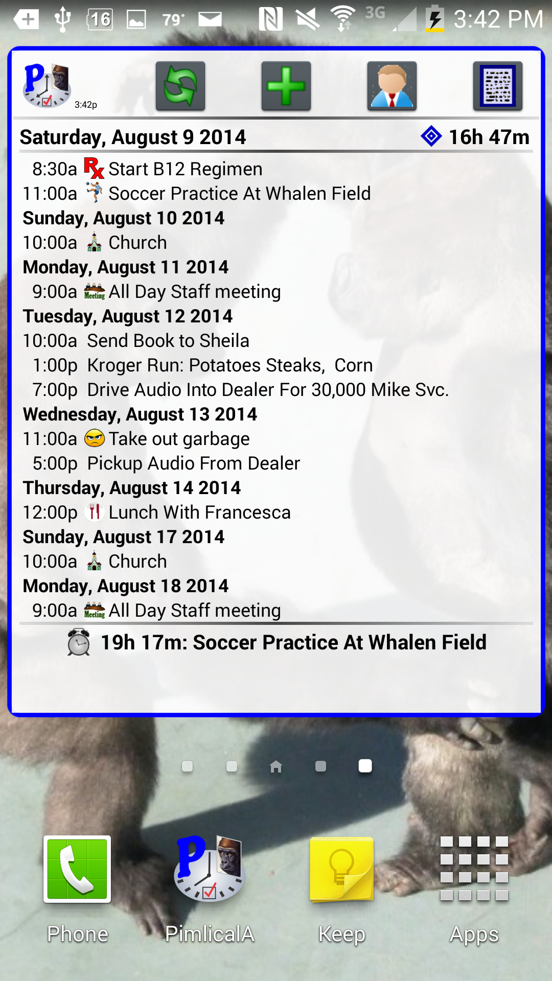 Pimlical Calendar Widget - App on Amazon Appstore