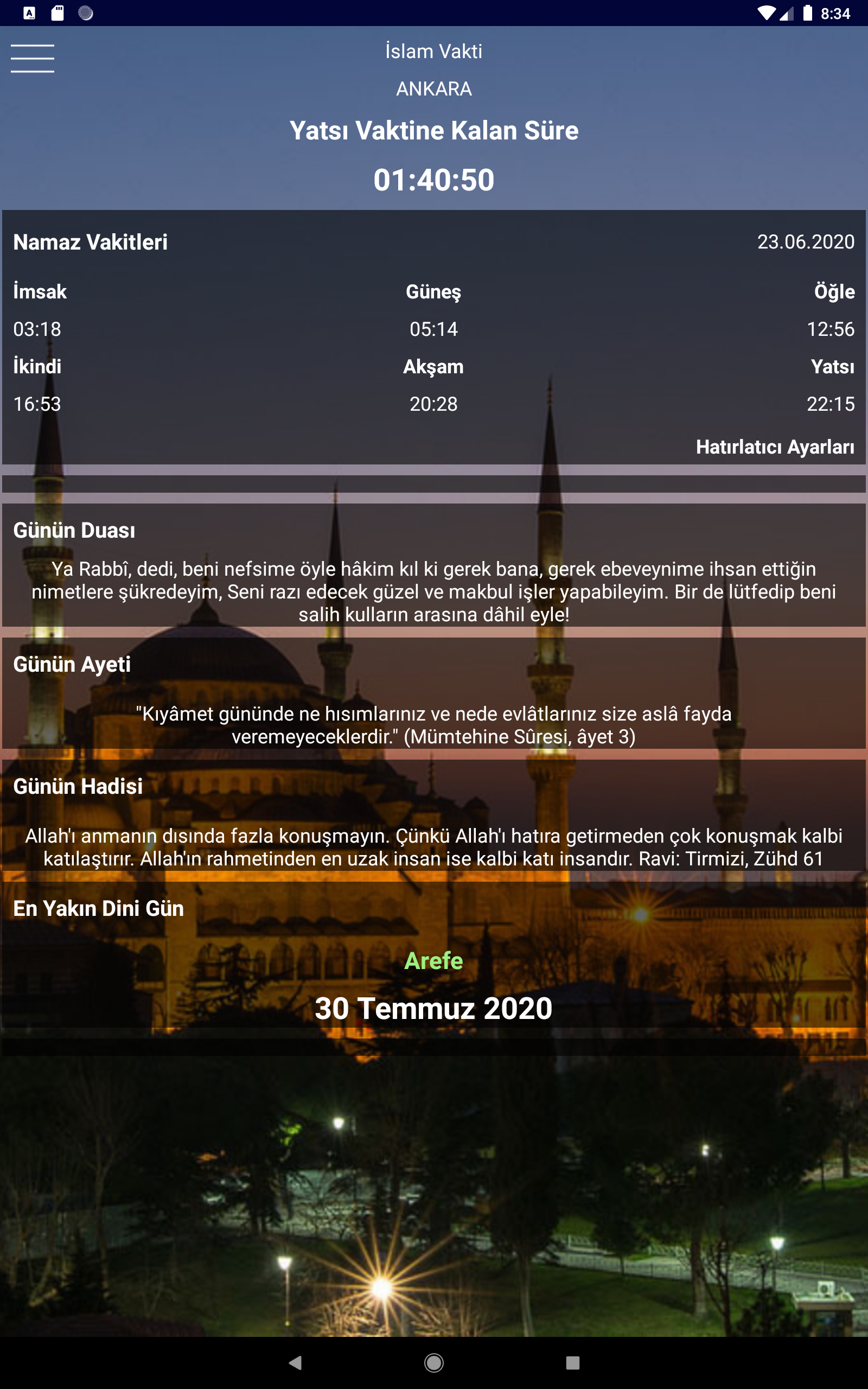 İslam Vakti - Namaz Vakitleri - App on Amazon Appstore