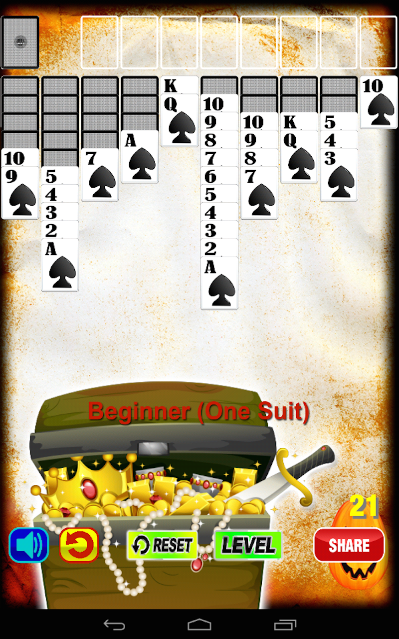 Free Spider Solitaire Games for Kindle Fire Treasure Discovery - App on ...