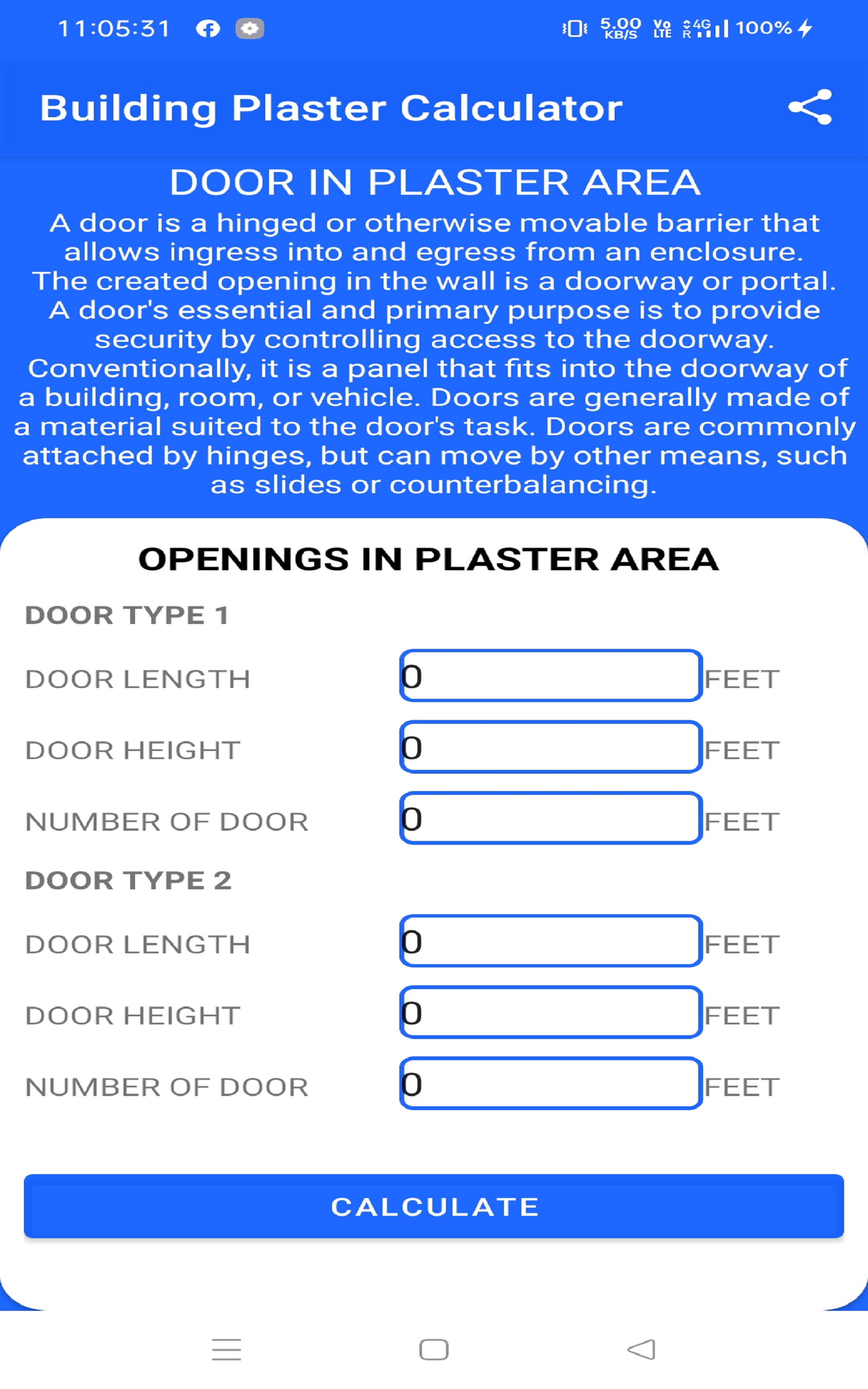 Building Plaster Calculator - App on Amazon Appstore