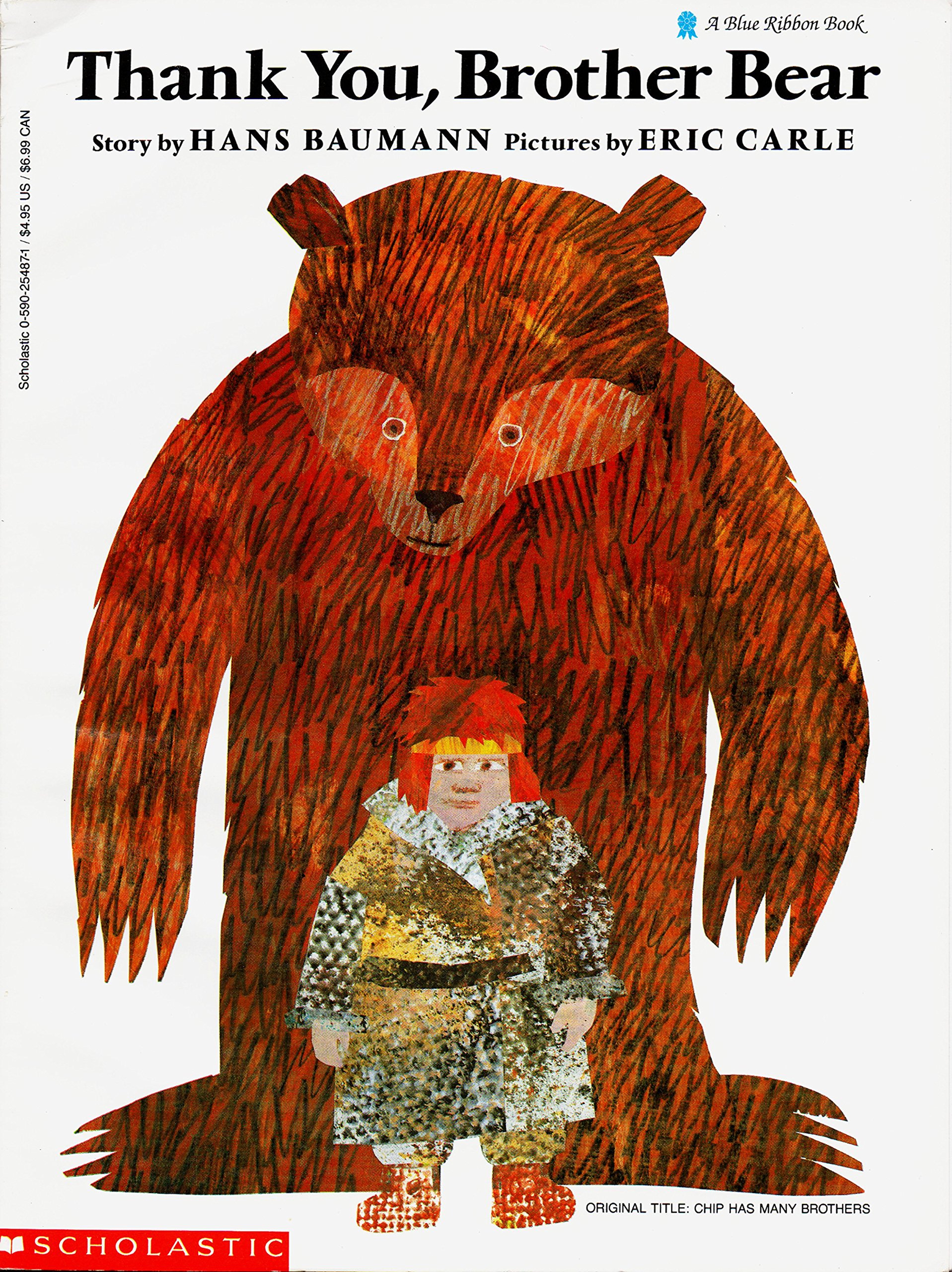 Thank You, Brother Bear: Baumann, Hans, Carle, Eric: 9780590254878 ...