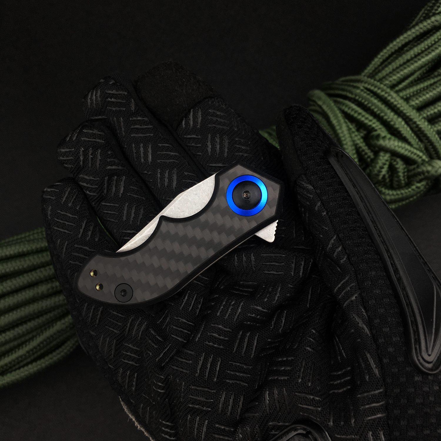 Watch EDC Mini Folding Pocket Knife with Belt Clip, Frame Lock on ...