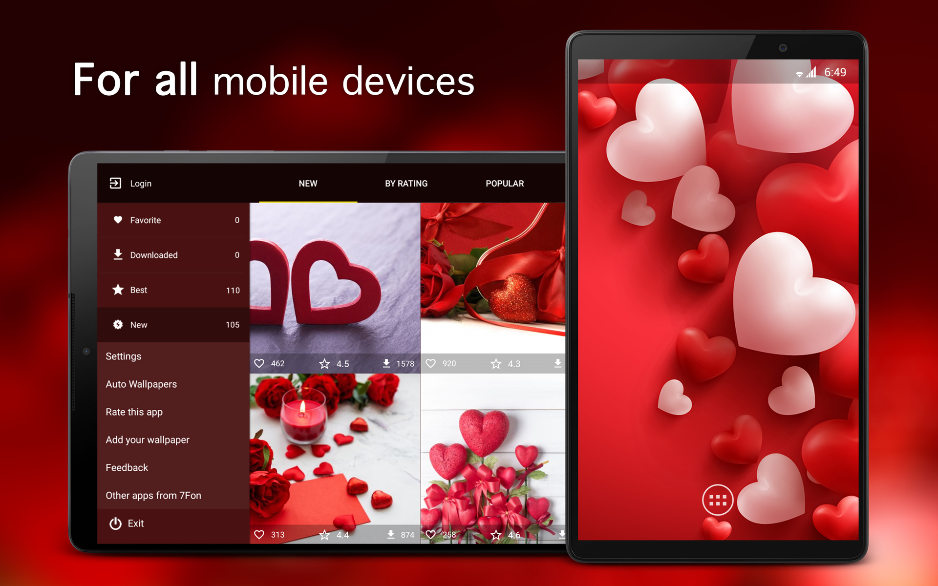 Love Wallpapers and Backgrounds apps 4k - App on Amazon Appstore