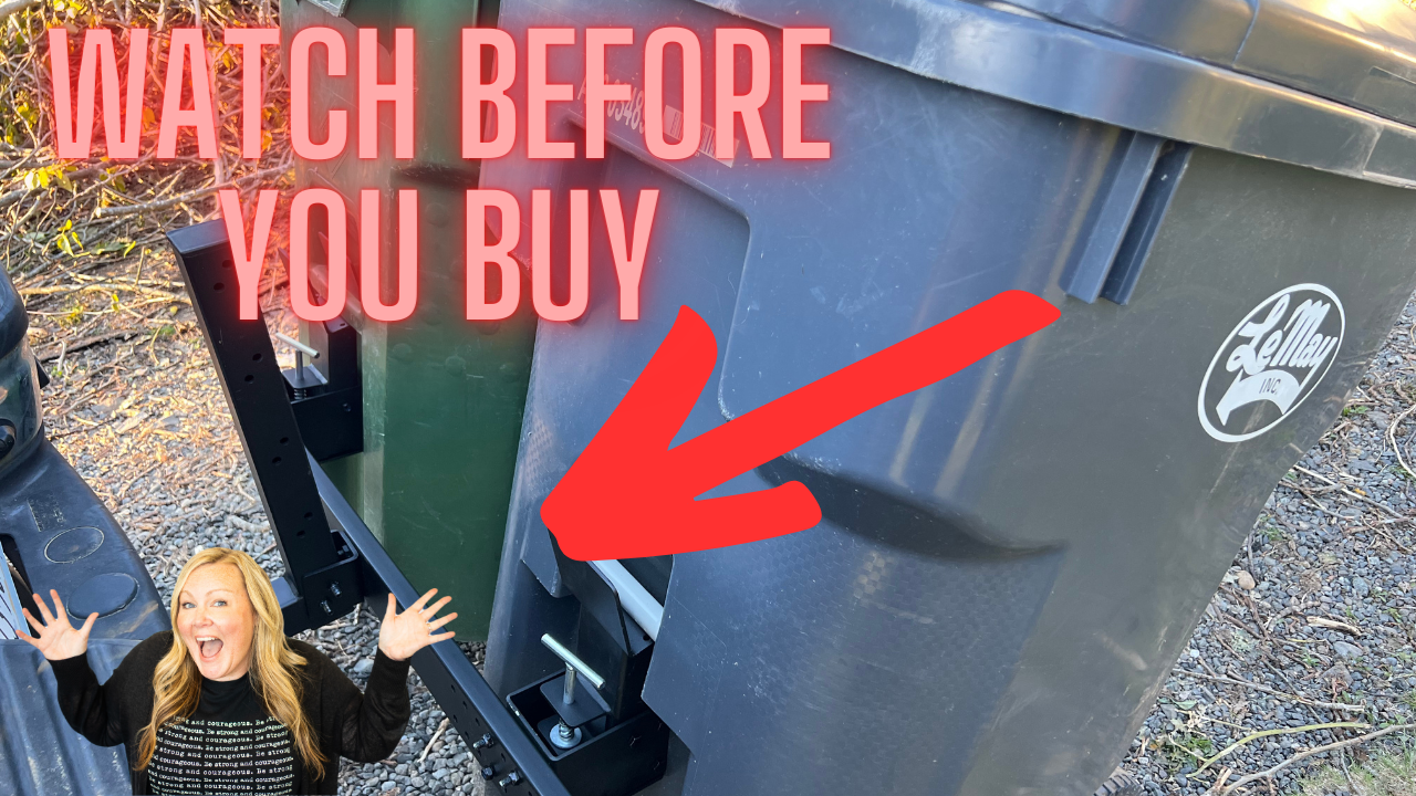 Watch Dual Trash Can Hauler Garbage Can Towing Hitch Carrier on Amazon Live