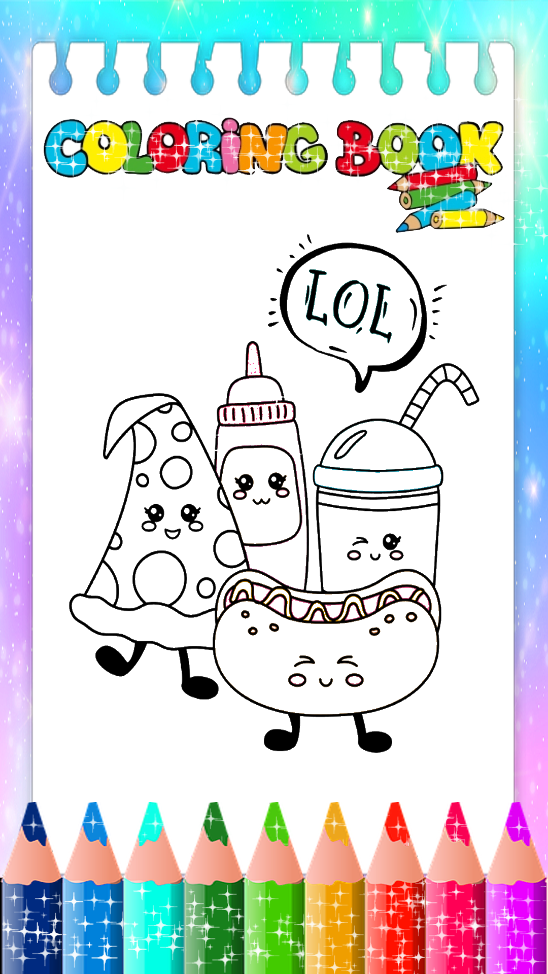 Glitter Coloring Book Kawaii - App on Amazon Appstore