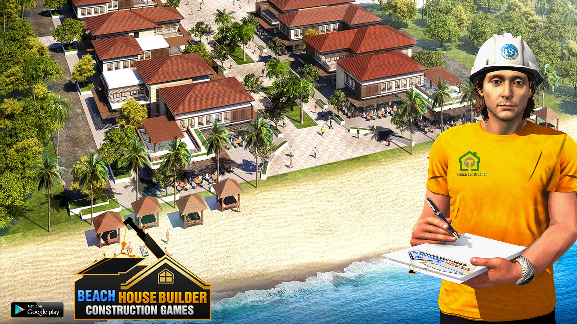 Beach House Builder Construction Games 2021 - Dream House Design Family ...
