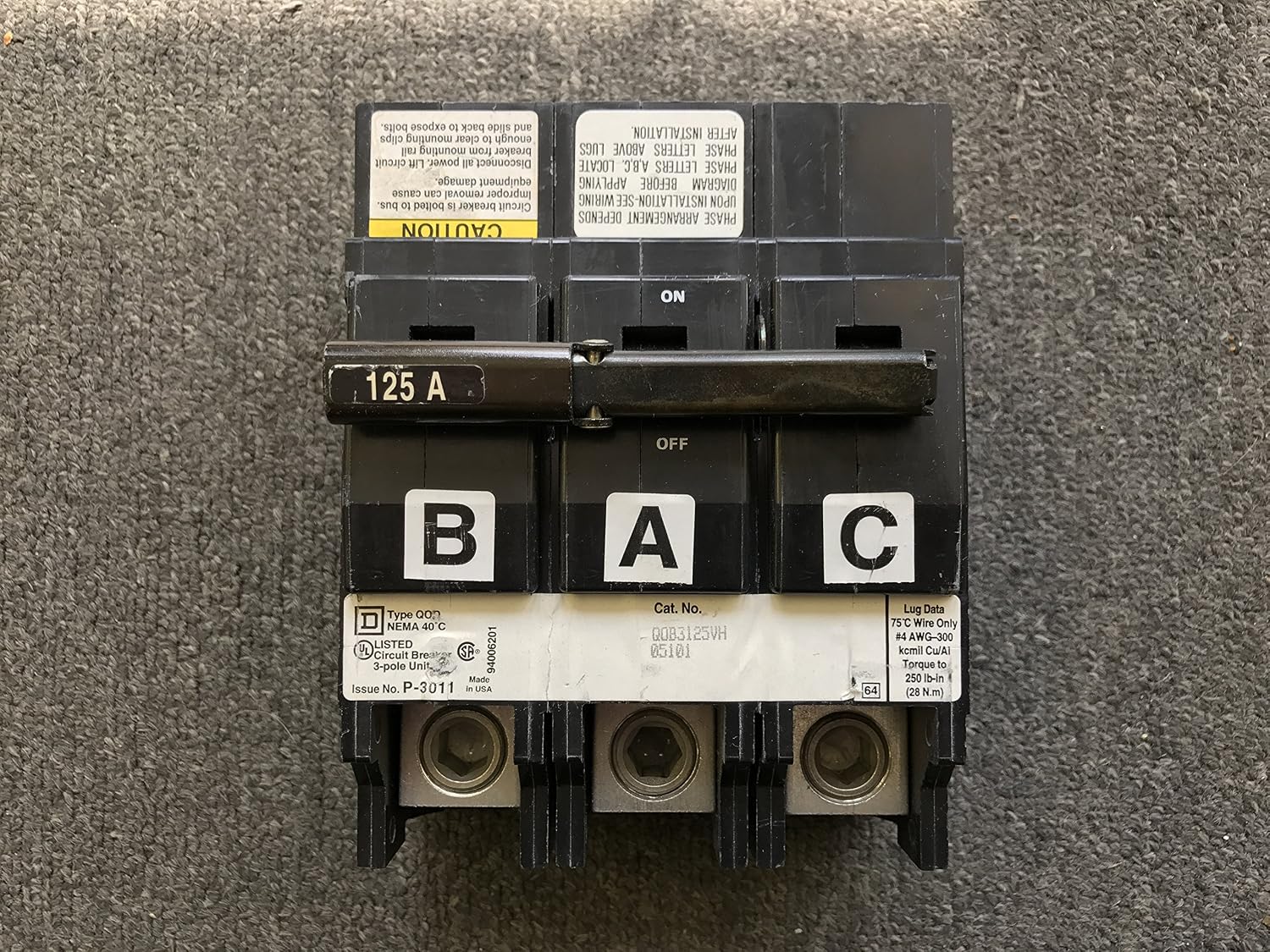 Circuit Breaker 125a - Miniature Circuit Breakers - Amazon.com
