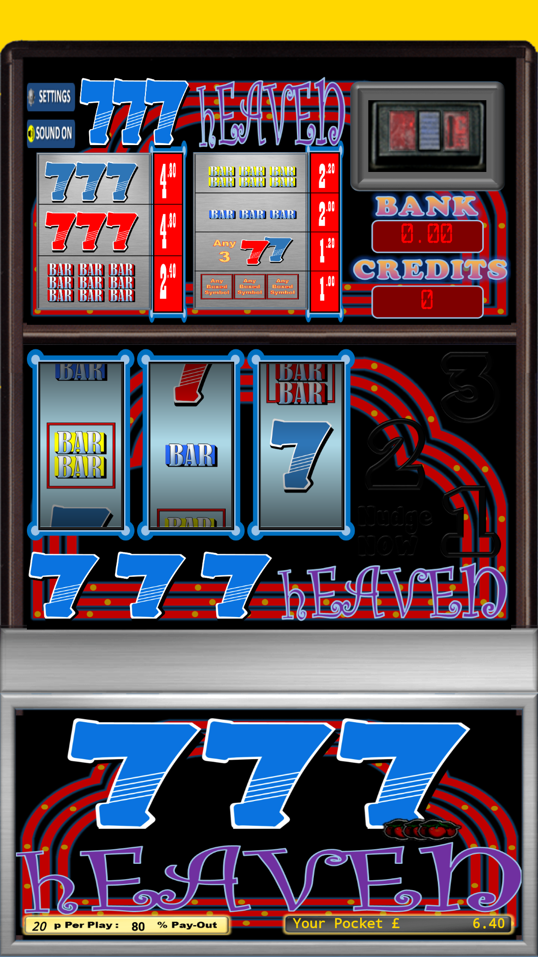 777 Heaven : Connected Sim - UK Classic Slot - App on Amazon Appstore