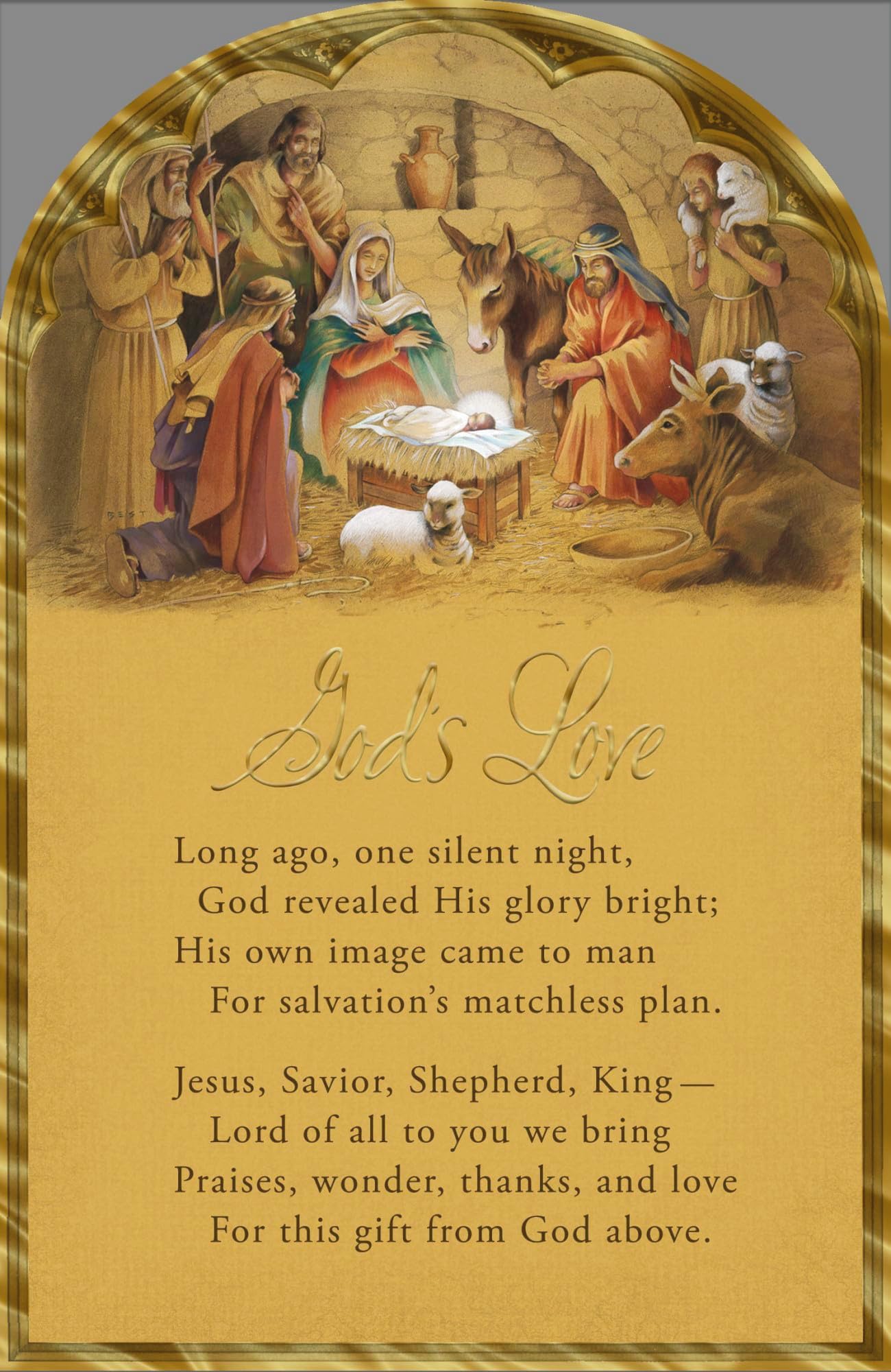 Amazon.com : DaySpring - God's Love Nativity- 50 Bulk Christmas Boxed ...