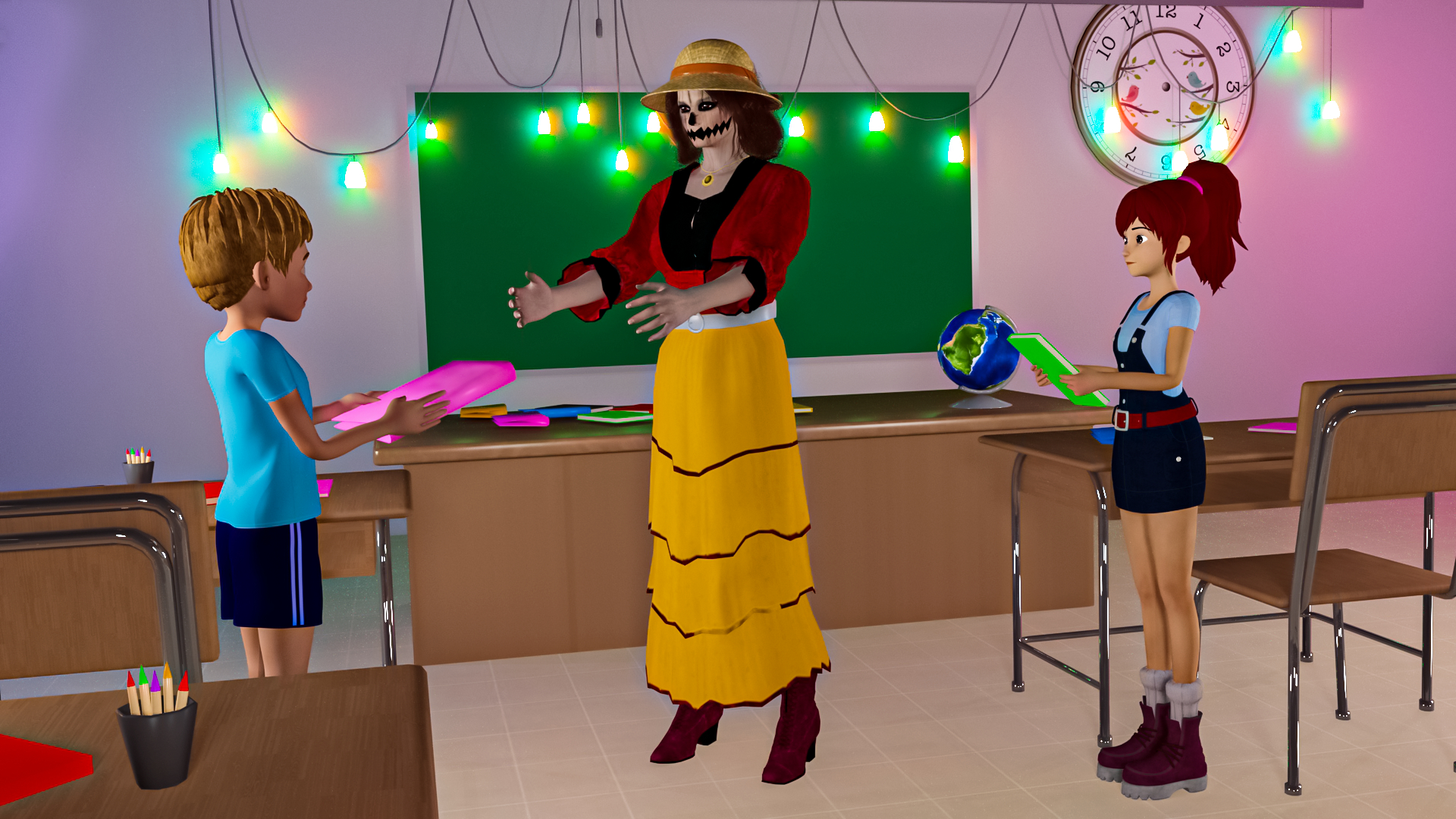 Scary Evil Teacher 3D Games : Scary Stone Age Teacher - App on Amazon ...
