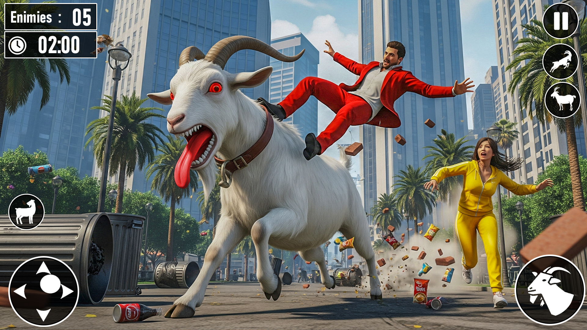Craziest City Goat : Ultimate Runner Capra Simulator Games 2025 - App ...