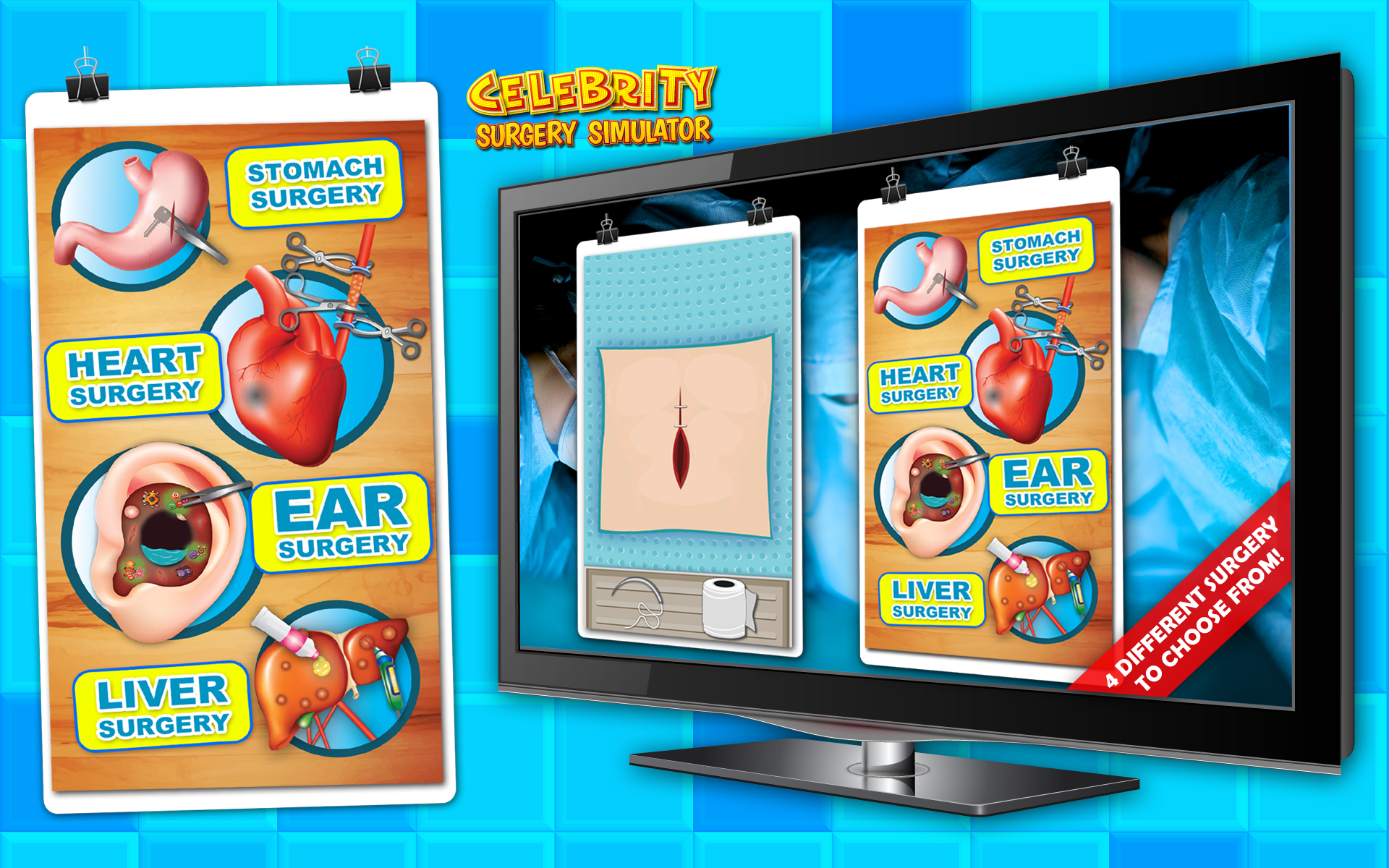 Celebrity Surgery Simulator: Stomach,Heart,Ear,Liver Surgeon Simulator ...