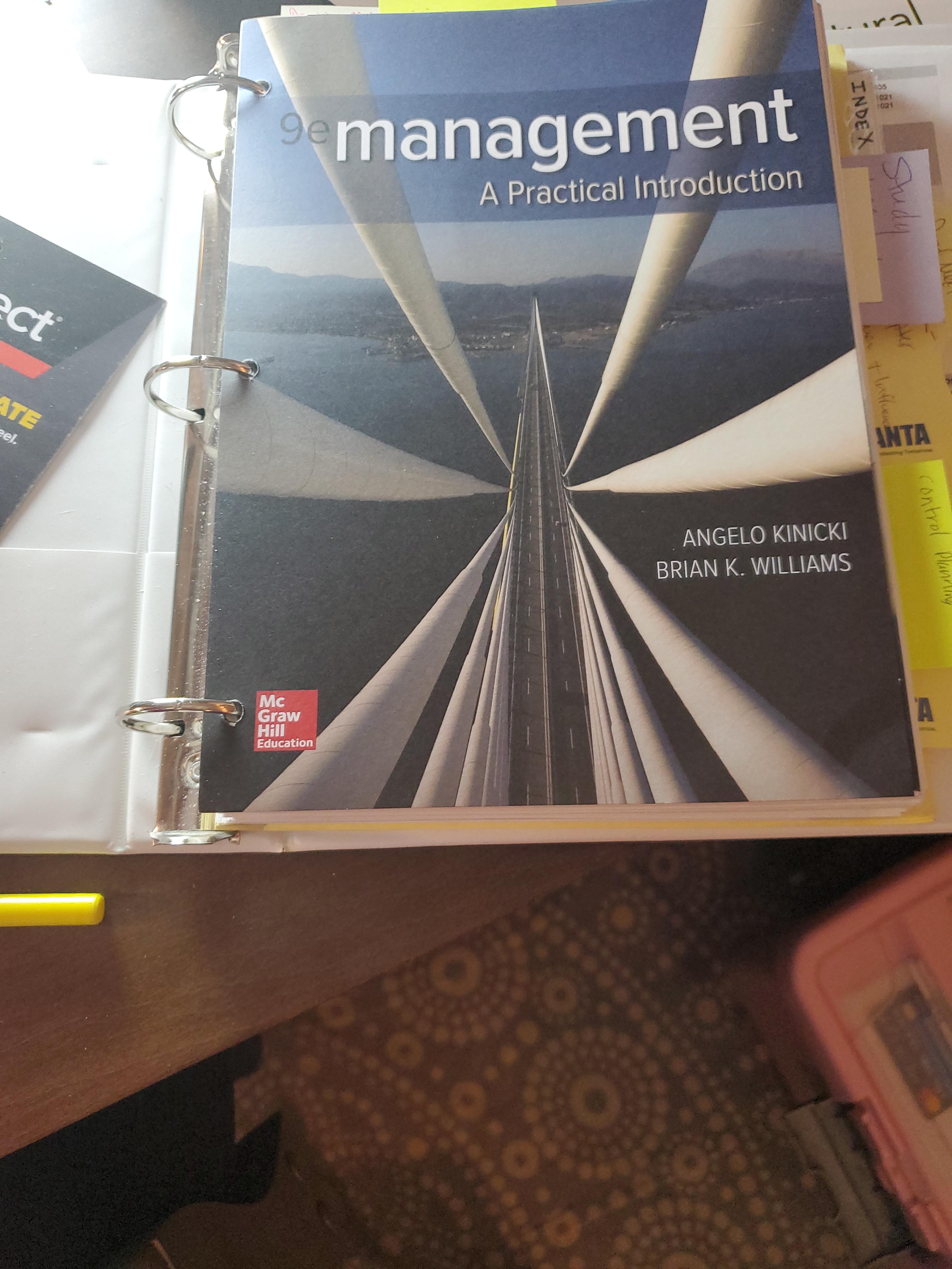 Management: A Practical Introduction 9e: Kinicki, Angelo, Williams ...