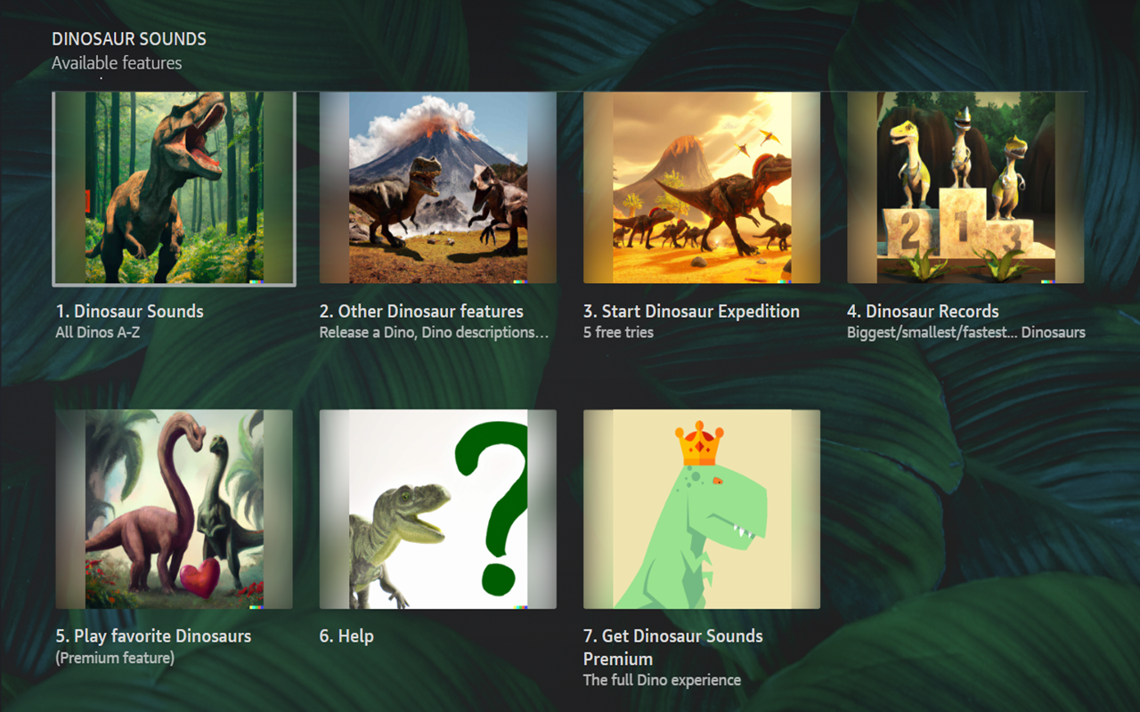 Amazon.com: Dinosaur Sounds | Sounds, Images & Facts : Alexa Skills