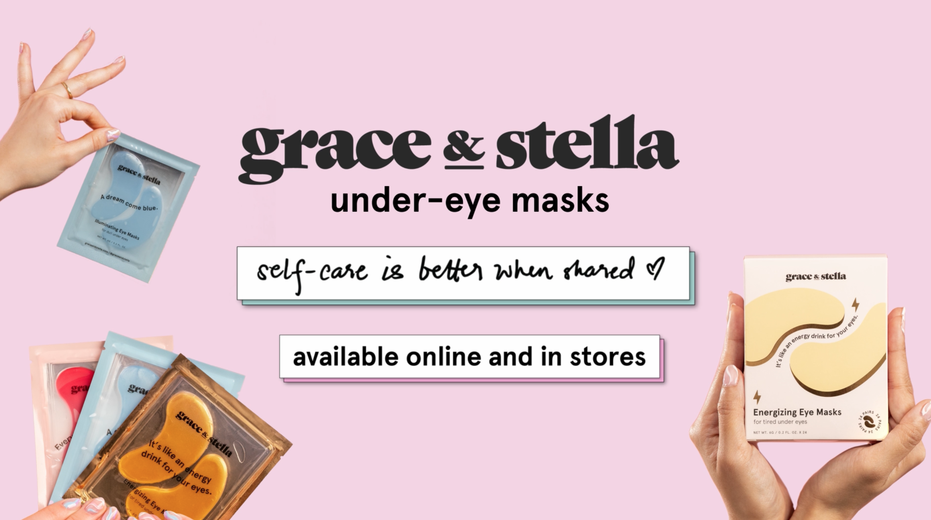 Watch Grace & Stella Eye Masks - self-care is better when shared on ...