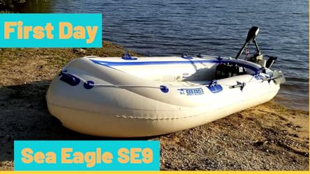 Amazon.com : Sea Eagle SE9 Inflatable Motormount Boat - Fisherman's ...