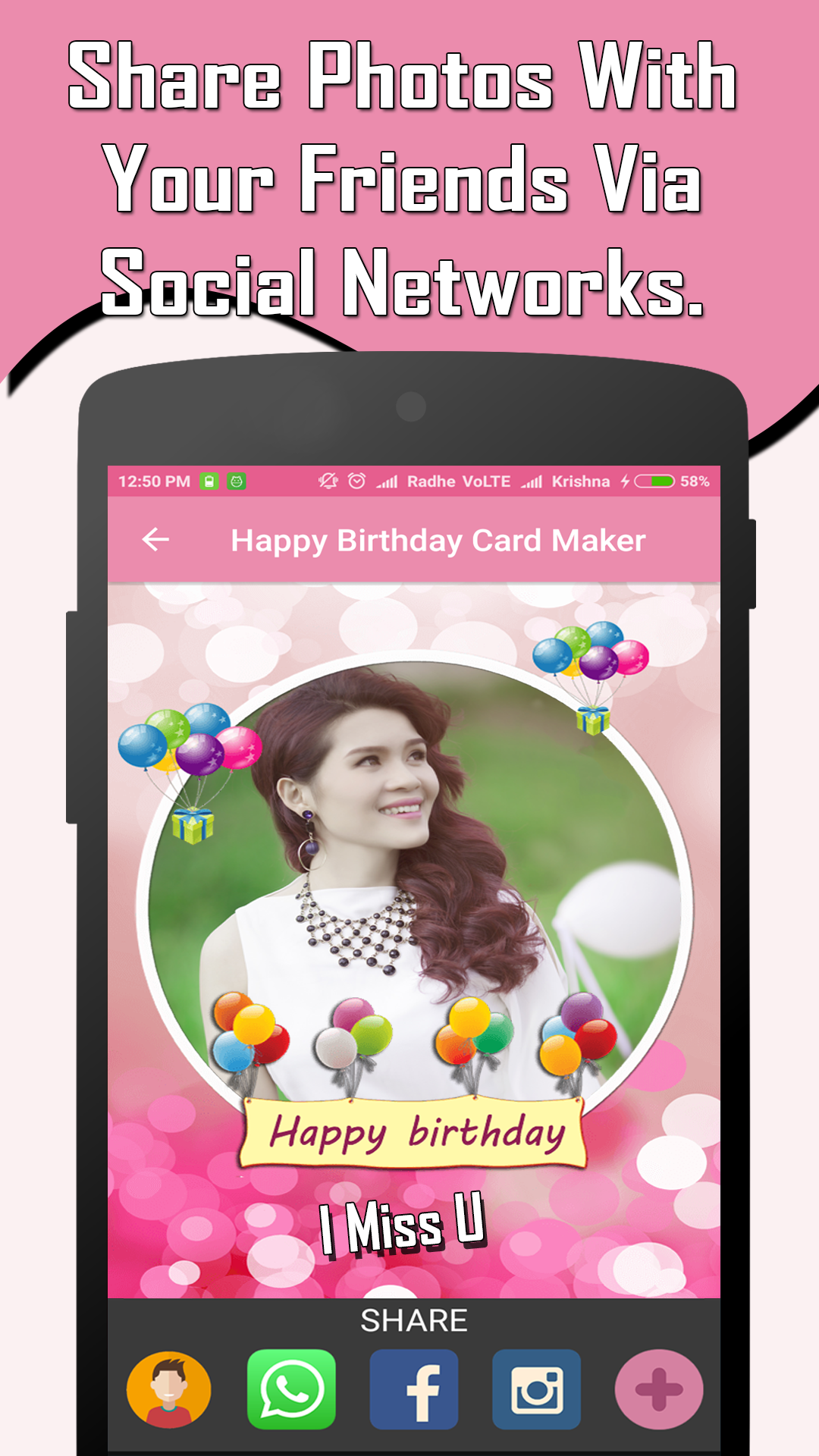 Happy Birthday Card Maker With Photo - App on Amazon Appstore