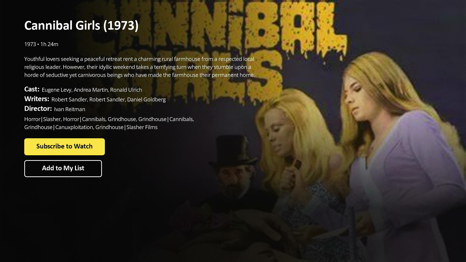 Grindhouse Movie Channel - App on Amazon Appstore