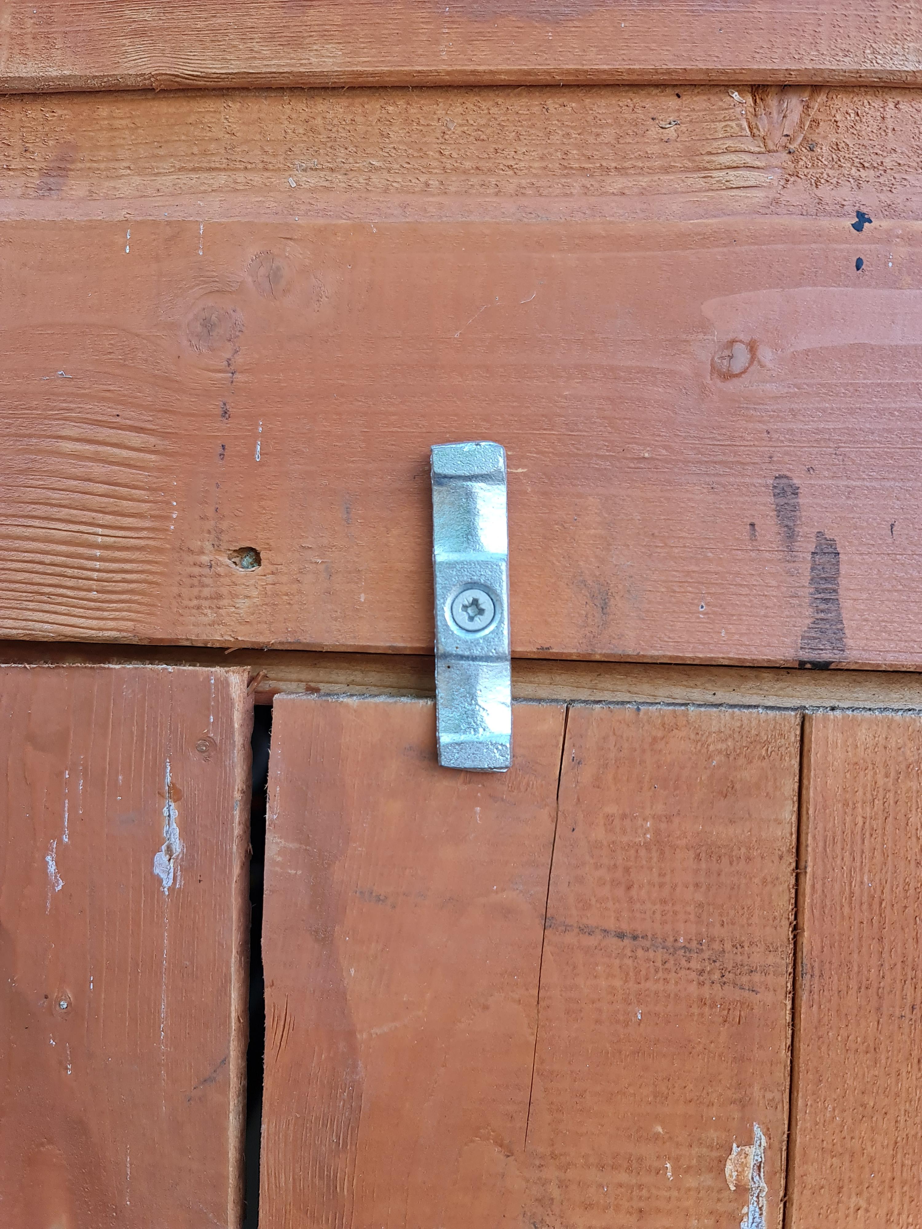 4x Large Turn Button Latch 2.5" 63mm Galvanised Shed Spin Catch Rabbit ...