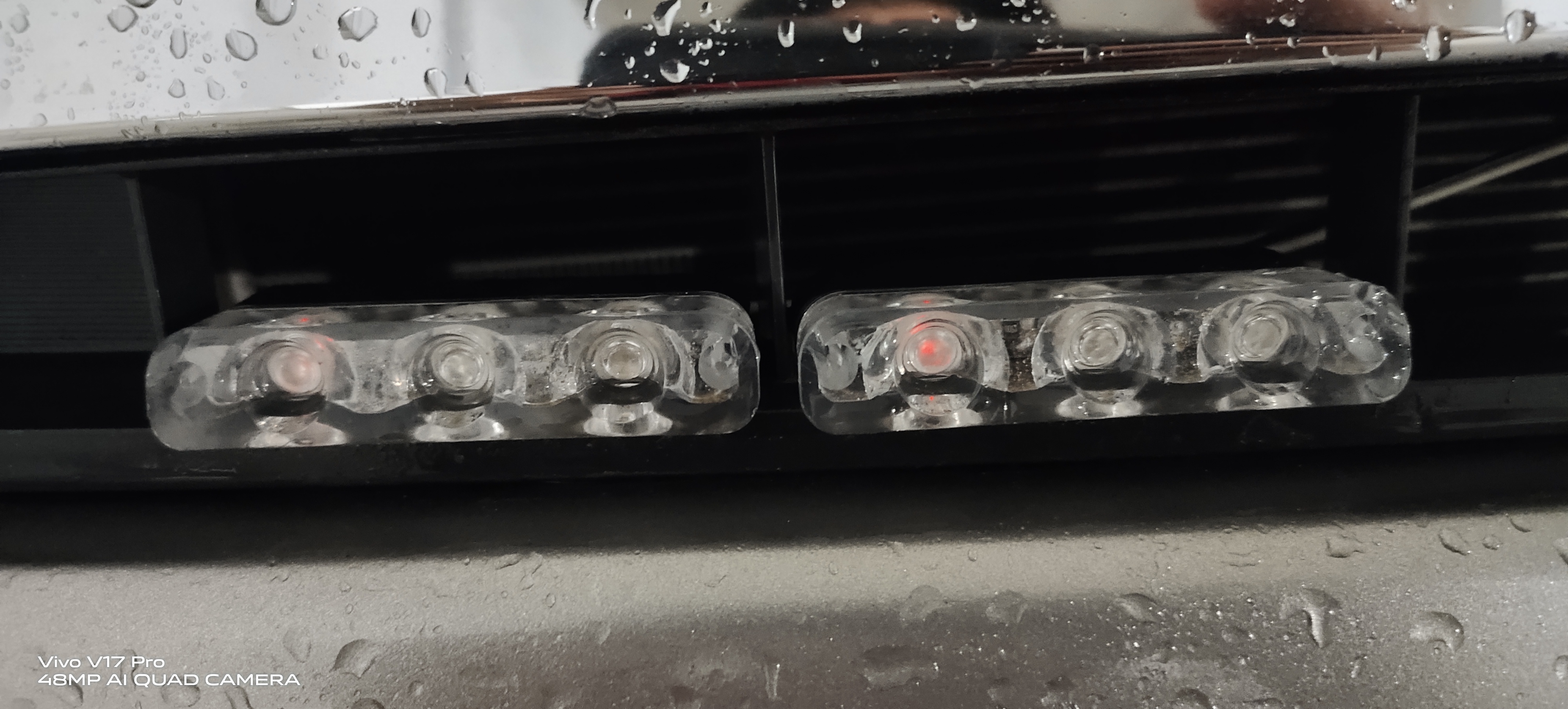 GH GENERIC HUB Wireless Remote 4X3/Led Police Light For Car Front ...