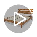 Amazon.com: Bme Caden 15'' Bed Frame with Adjustable Headboard - Mid ...