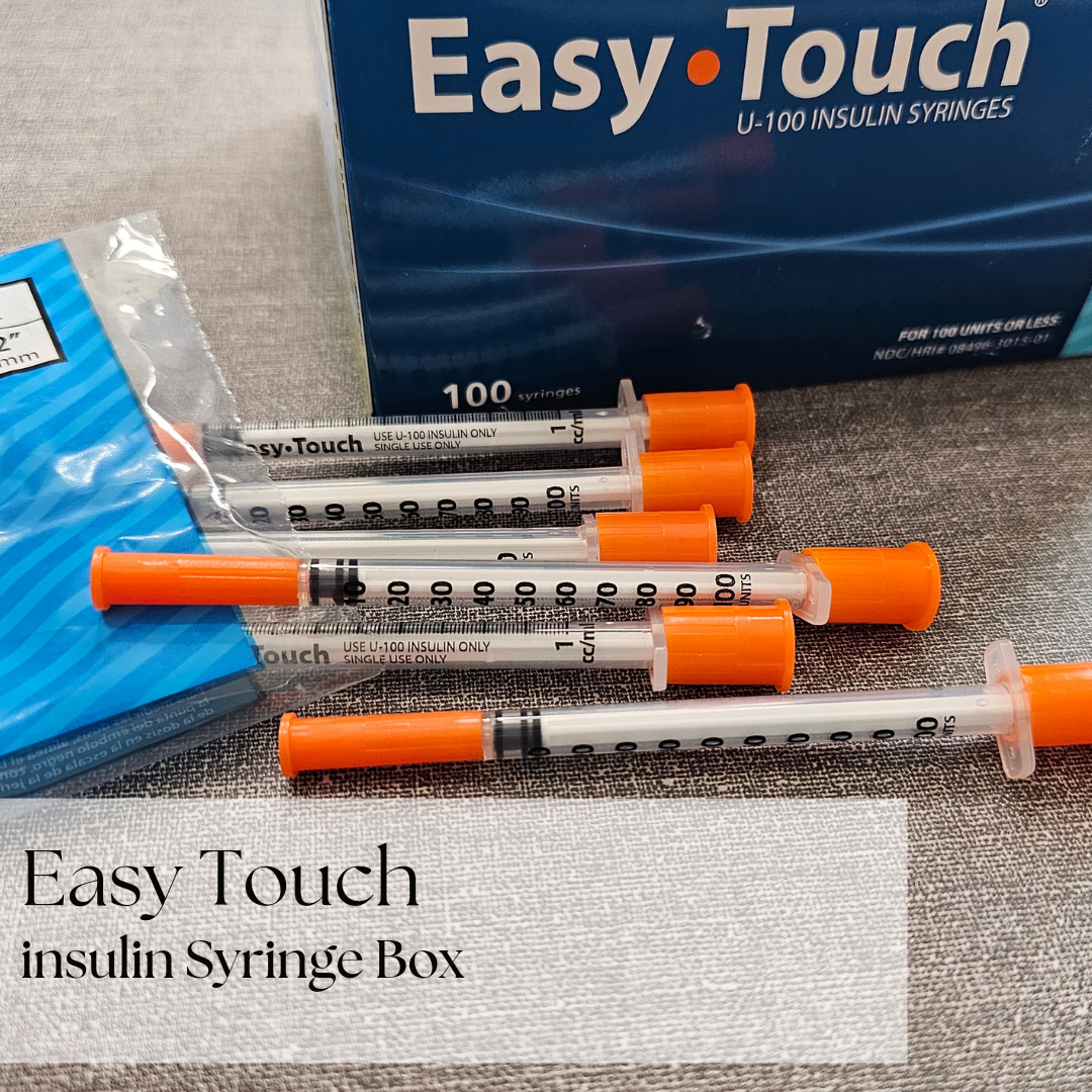 Watch Easy Touch Insulin Syringes that are easy to use on Amazon Live