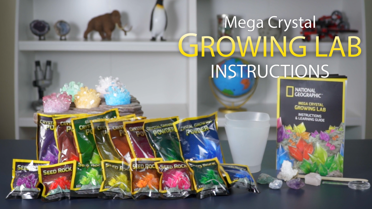 NATIONAL GEOGRAPHIC Crystal Growing Lab Instructions