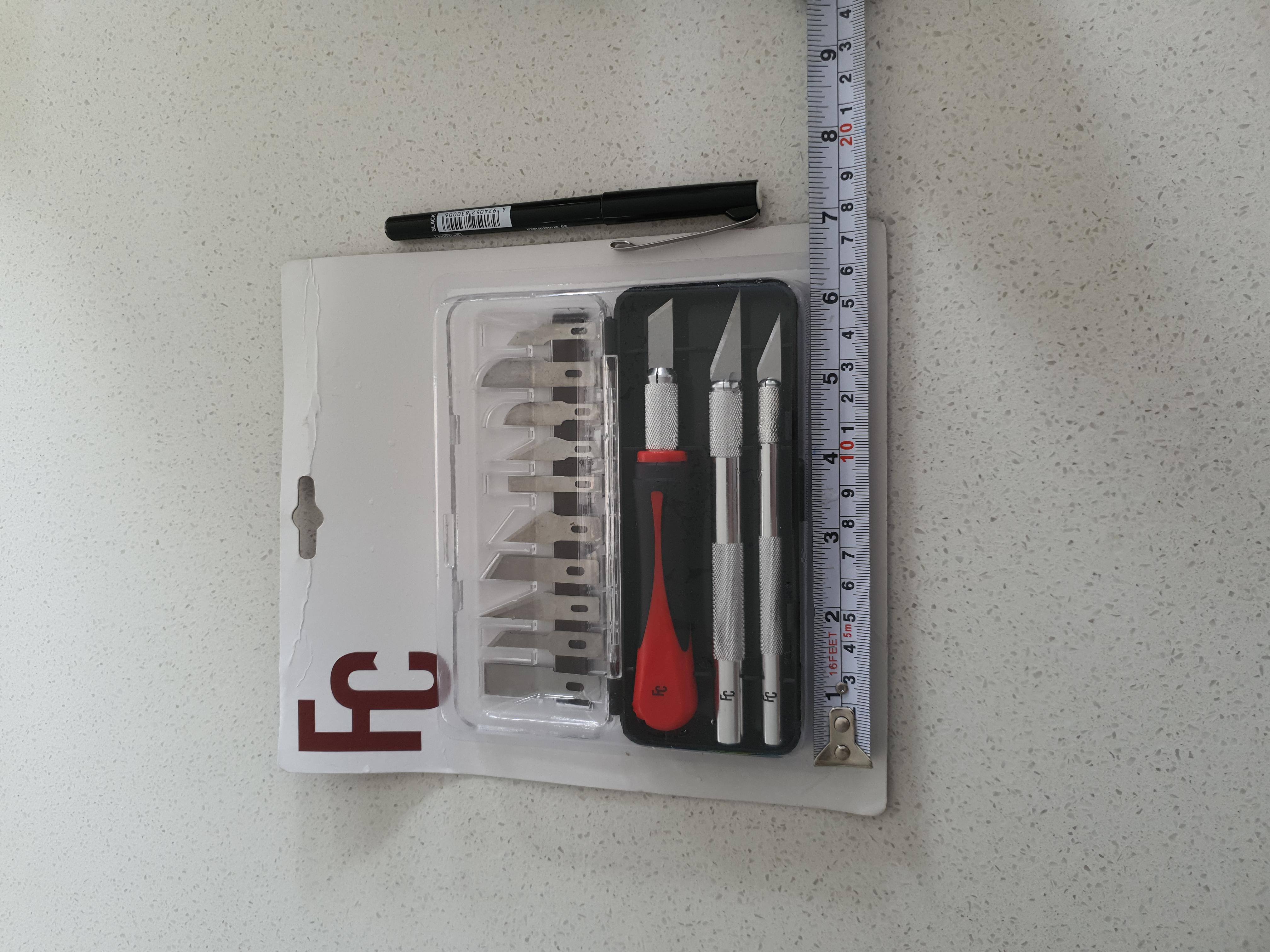 FC Precision Craft Knife Set 16 Pieces - Professional Razor Sharp ...