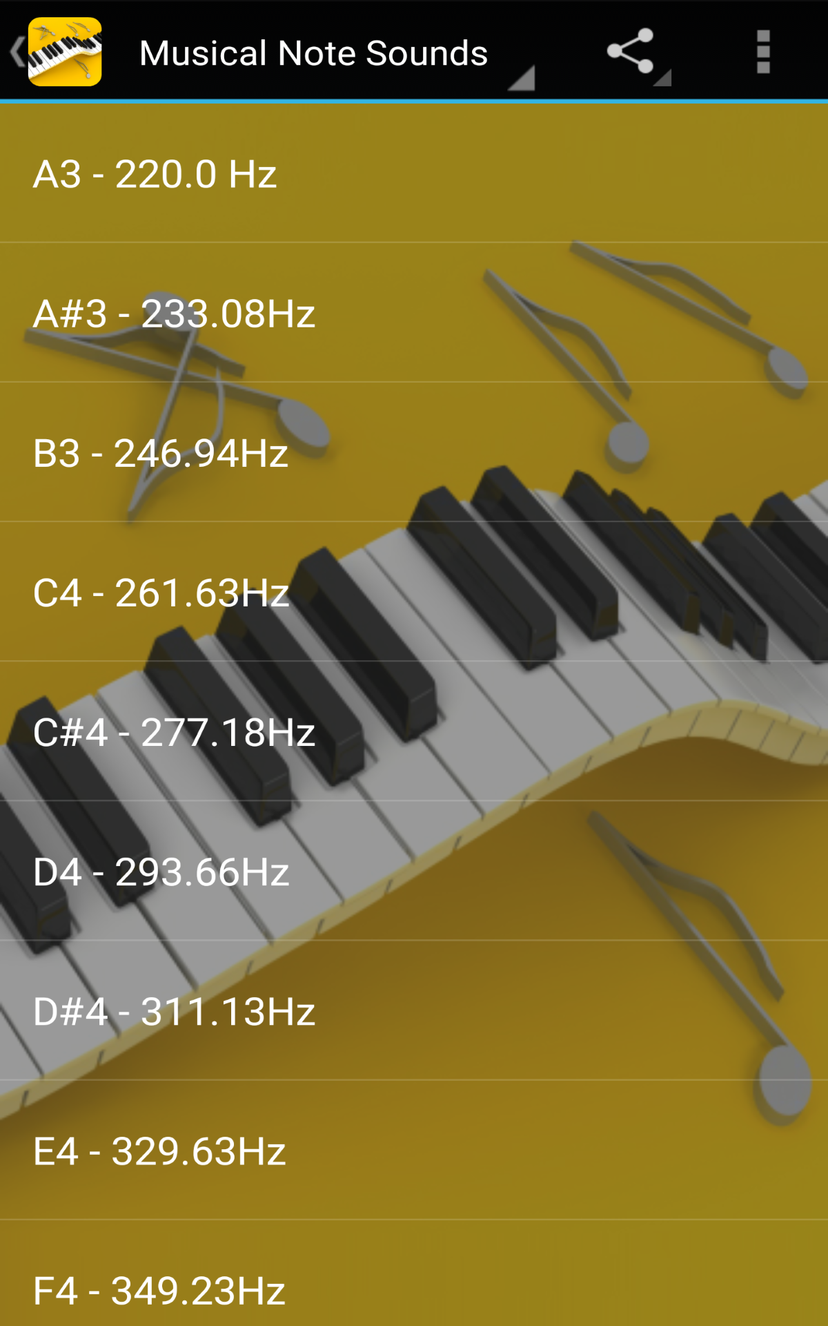 Musical Note Sounds - App on Amazon Appstore