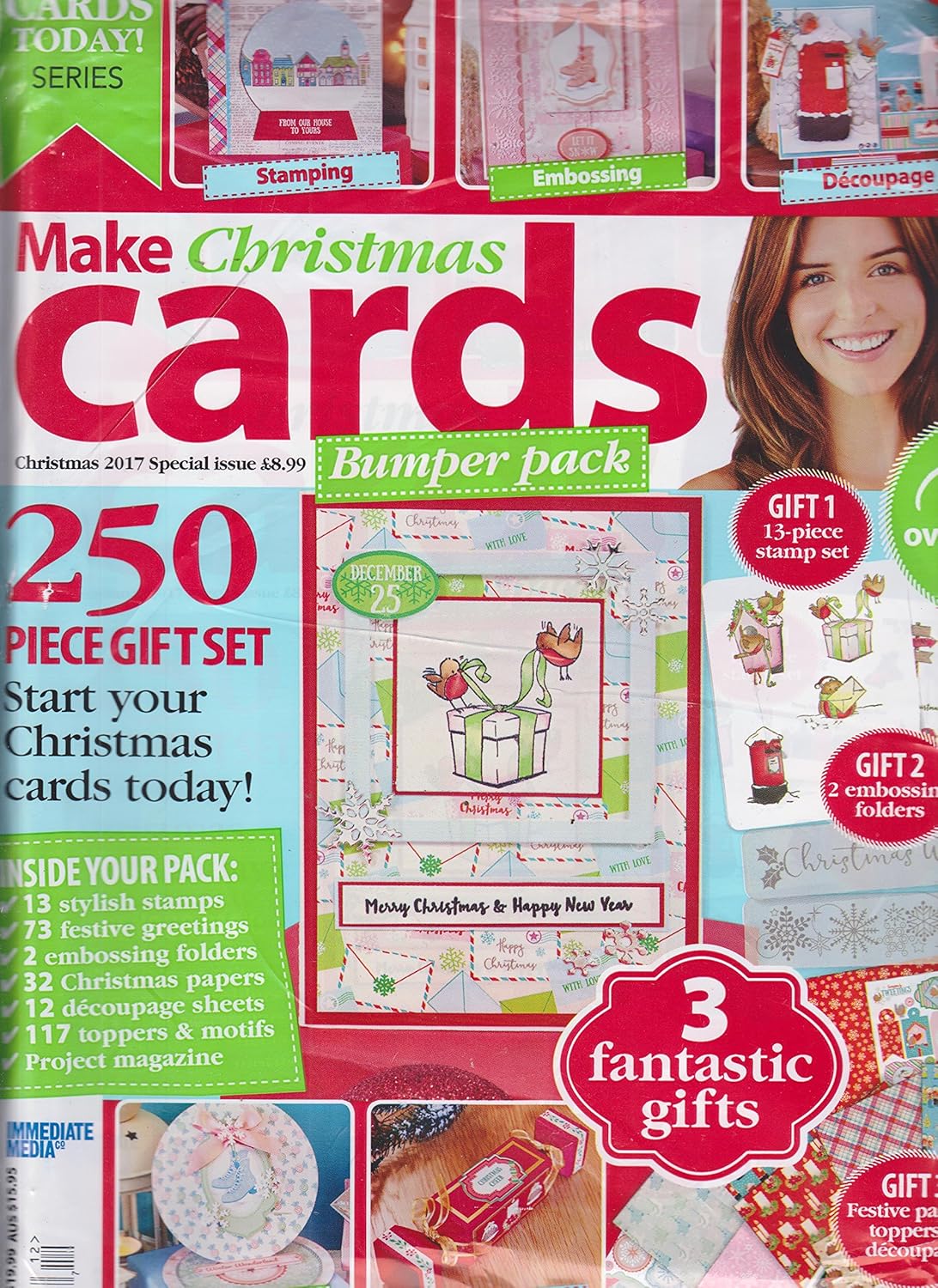 Make Christmas Cards Magazine Christmas Bumper Pack 2017: Amazon.com: Books