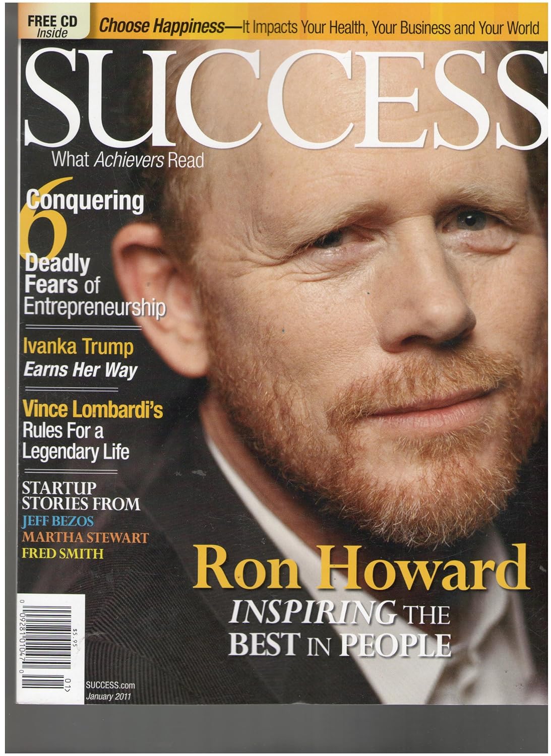 Success Magazine (Ron Howard inspiring the best in people, January 2011 ...