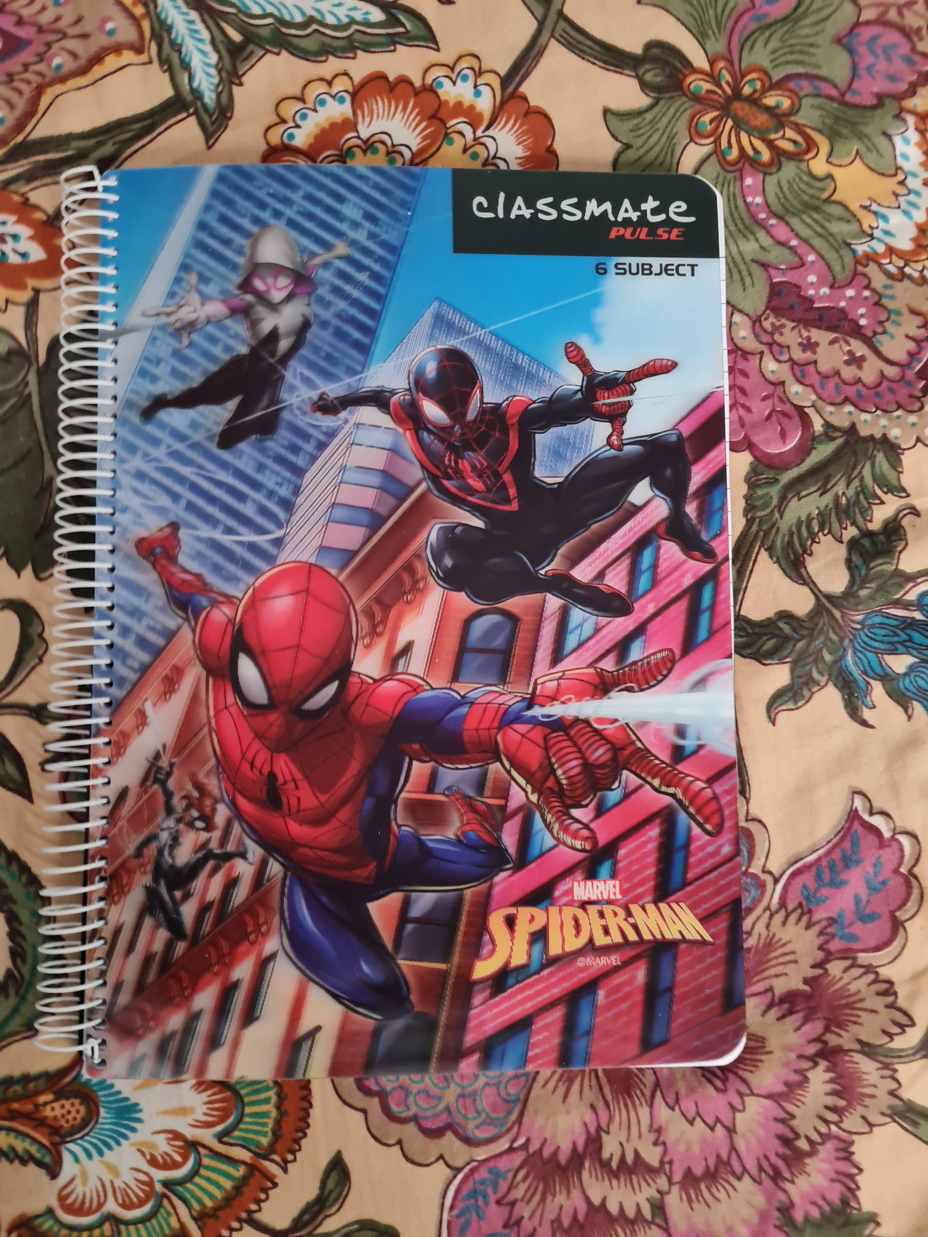 Classmate Pulse 6 Subject 3D Spiral Notebooks - Single Line, 300 Pages ...